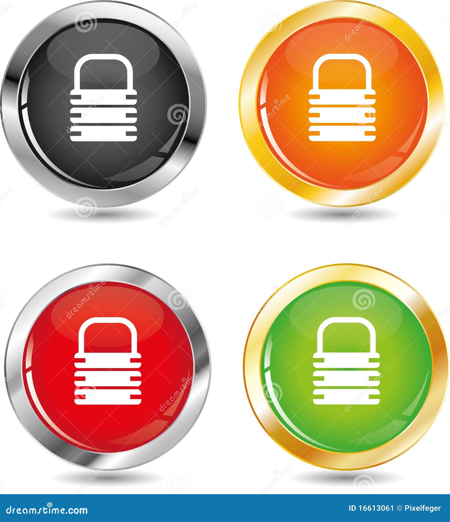 Icona del lucchetto illustrazione vettoriale. Illustrazione di protegga ...