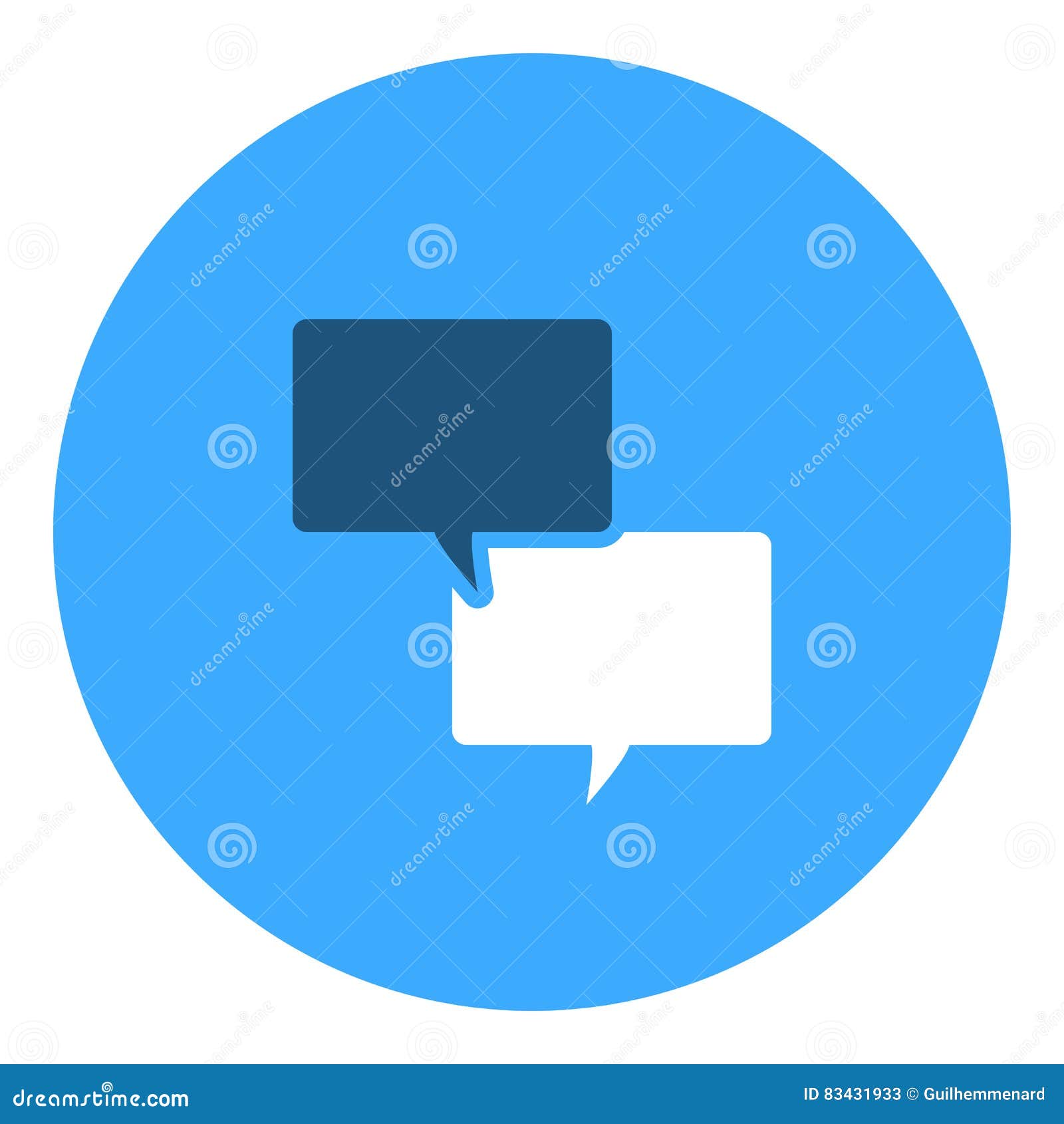 Icona Del Messaggio Di Testo Illustrazione Vettoriale - Illustrazione ...