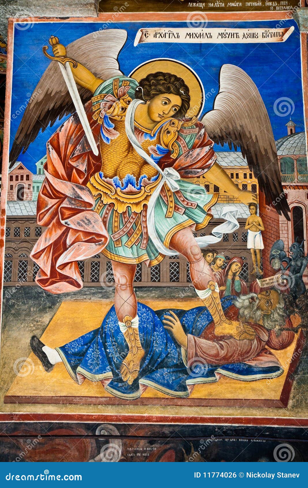 Icona Del Michael Di Arcangelo Fotografia Editoriale - Immagine di ...