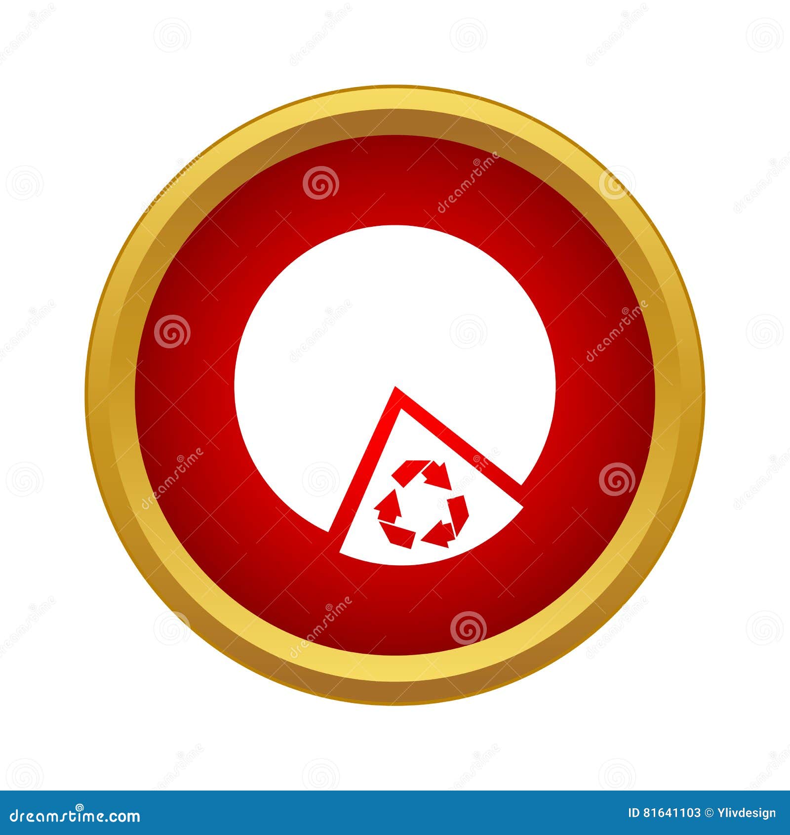 Icona Del Prodotto Riciclabile, Stile Semplice Illustrazione Vettoriale ...