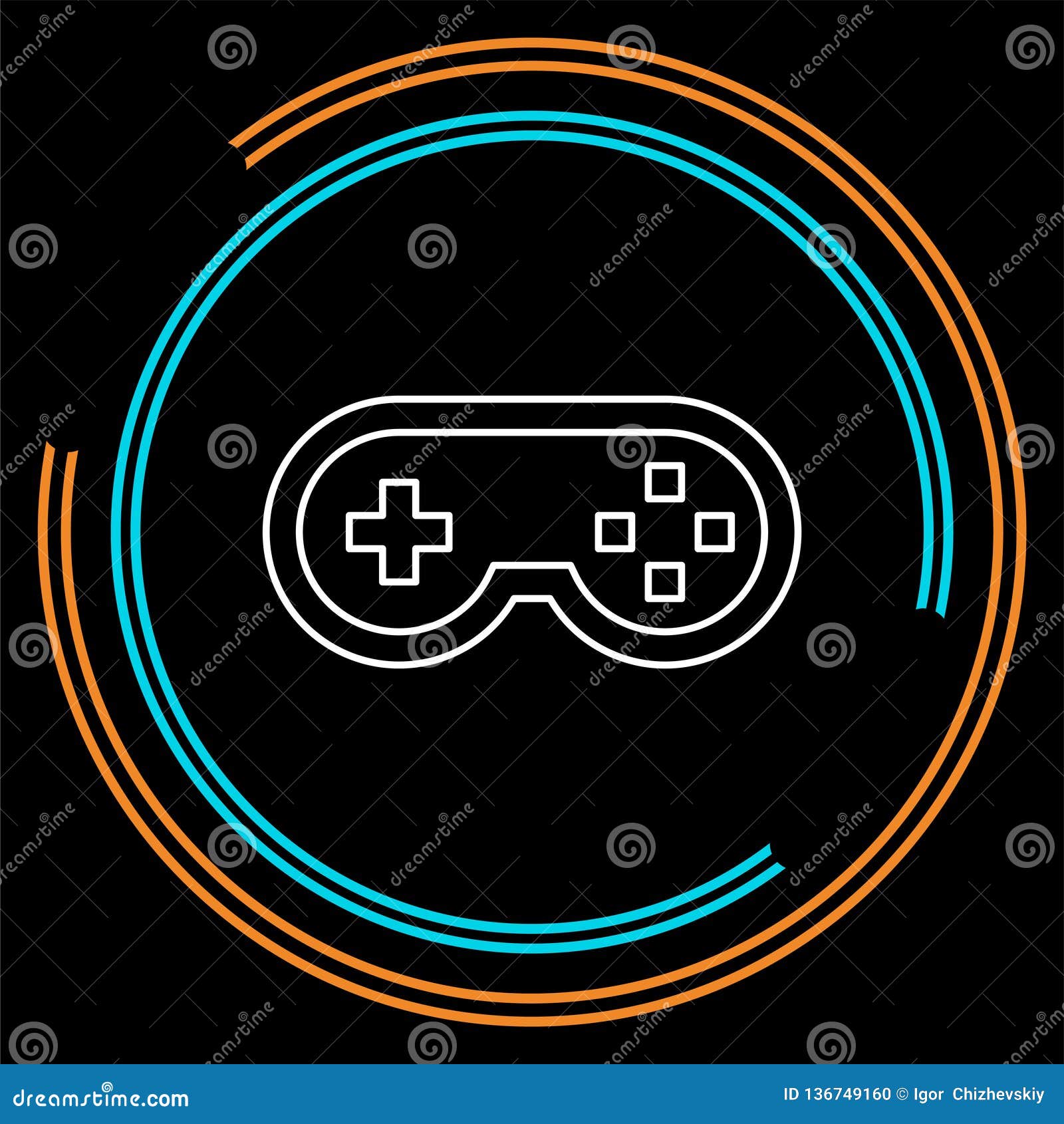 Icona Del Regolatore Del Video Gioco - Leva Di Comando, Gioco Del Gioco ...