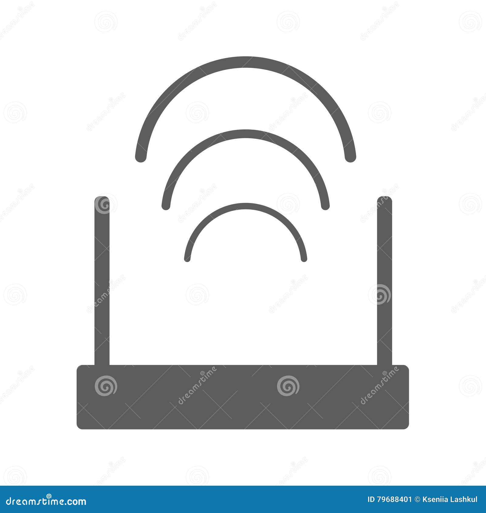 Icona Del Router Logo Solido Di Vettore Illustrazione Vettoriale ...