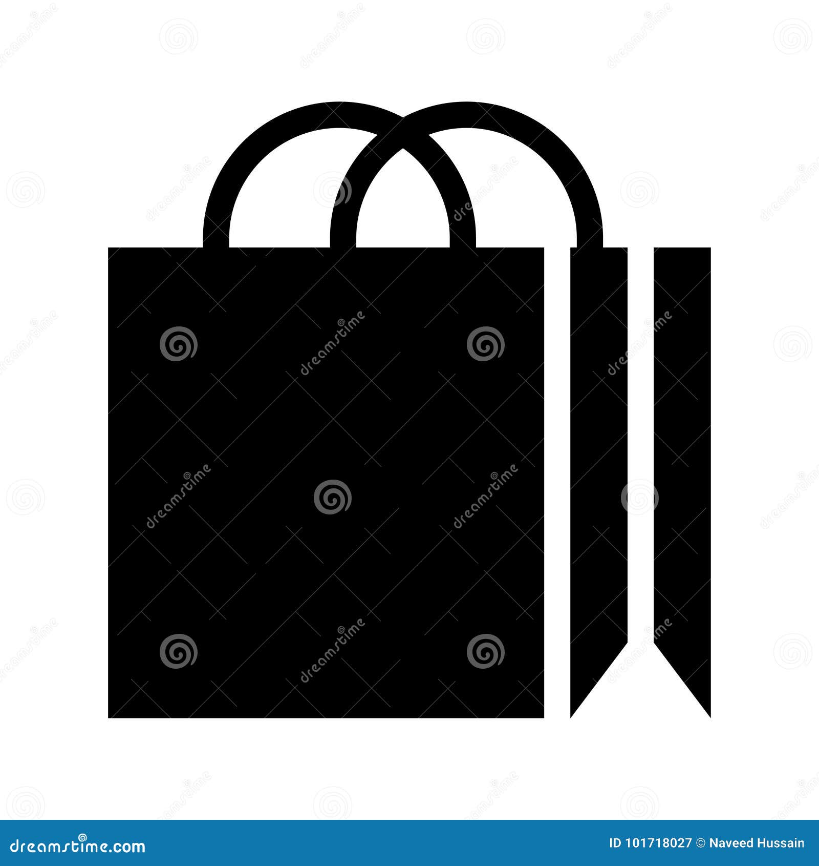 Icona Del Sacchetto Della Spesa Illustrazione Vettoriale ...