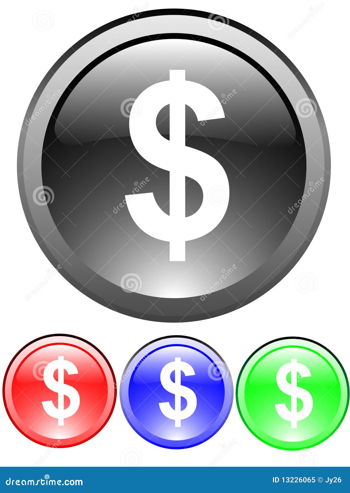 Icona Del Segno Del Dollaro Illustrazione Vettoriale - Illustrazione di ...