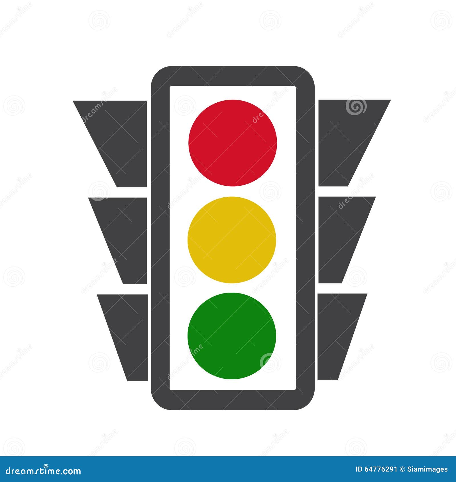 Icona del semaforo illustrazione vettoriale. Illustrazione di trasporto ...