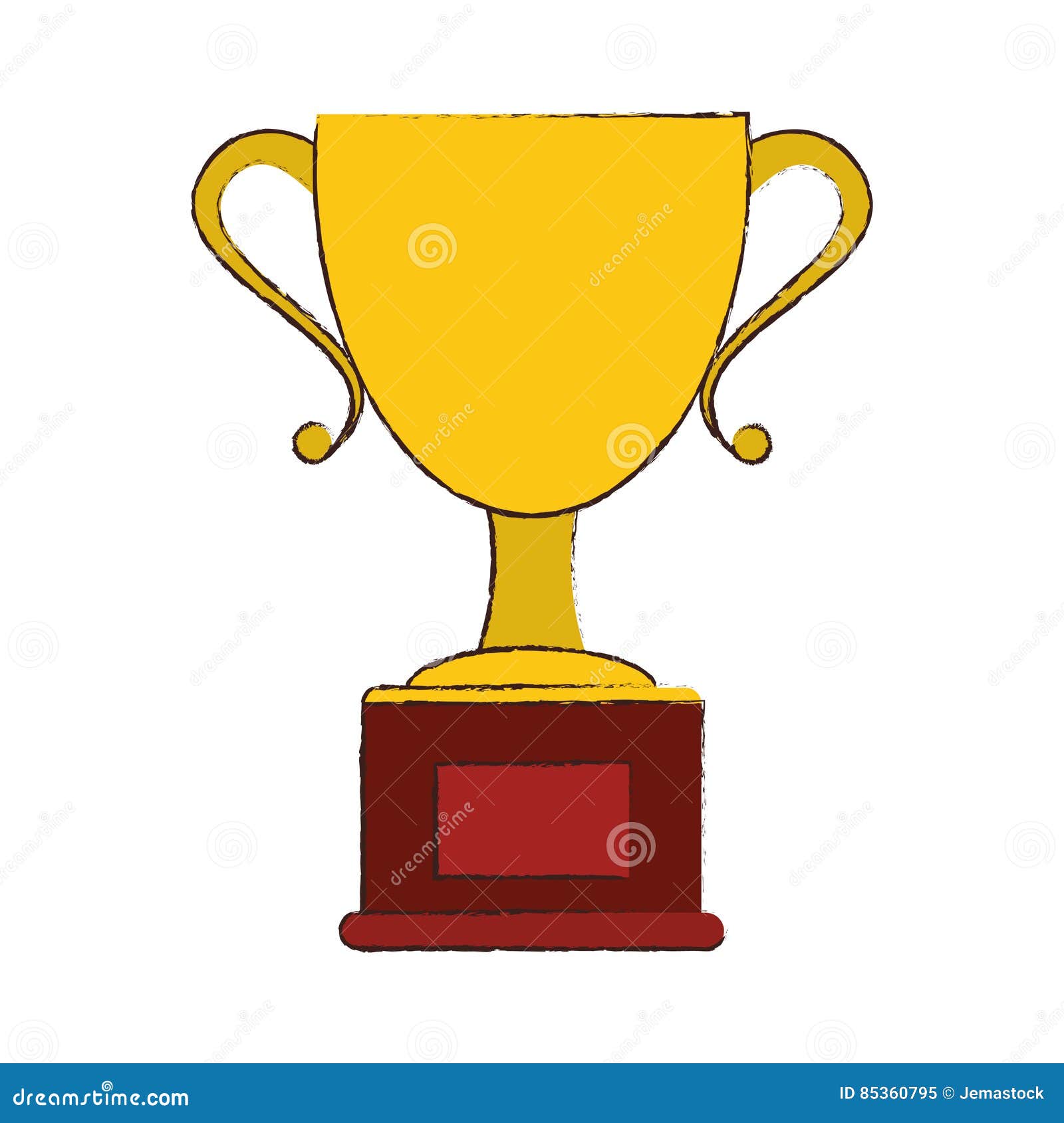 Icona Del Trofeo Del Vincitore Illustrazione Vettoriale - Illustrazione ...