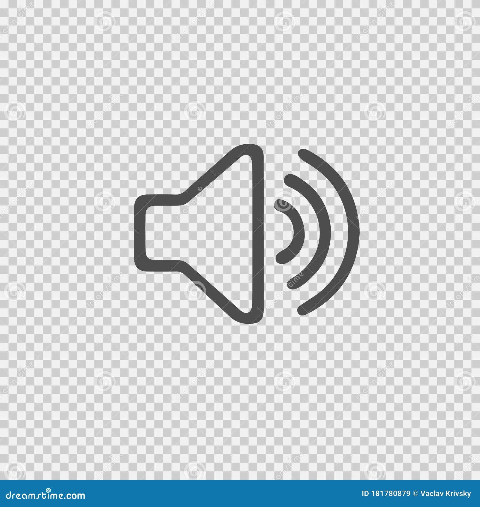 Icona Del Vettore Del Simbolo Audio Eps 10 Illustrazione Vettoriale ...