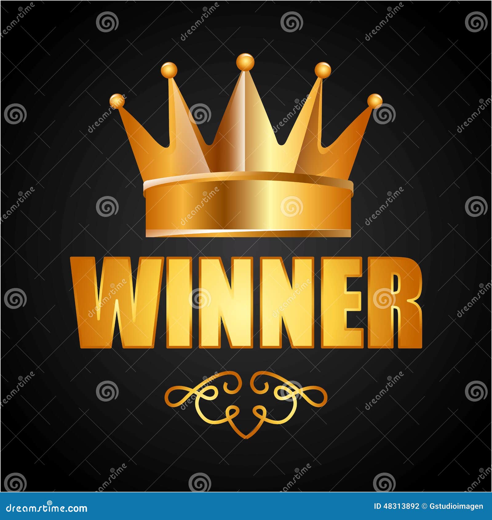 Icona del vincitore illustrazione di stock. Illustrazione di ...