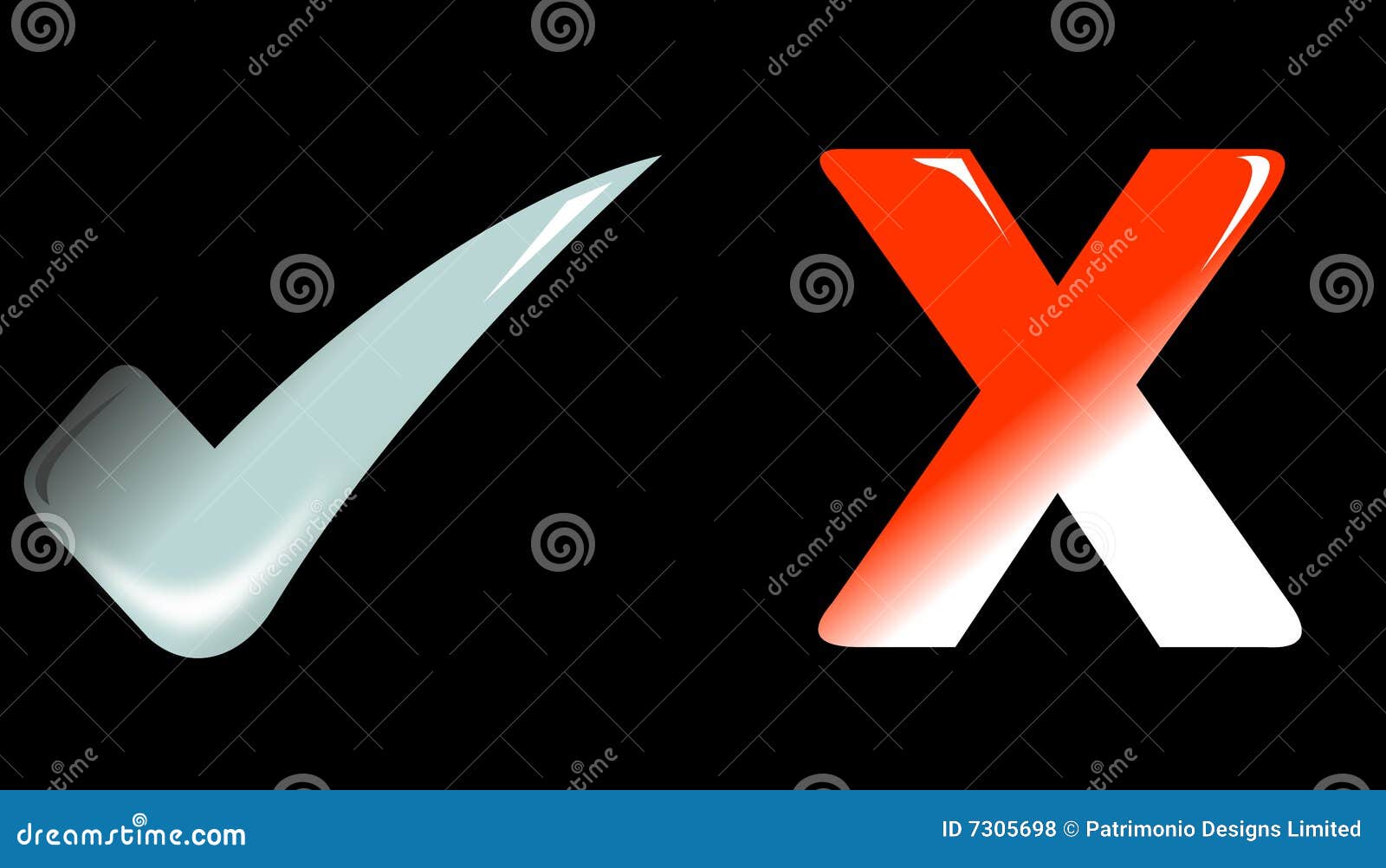 Icona Dell'annullamento E Fatto Illustrazione di Stock - Illustrazione ...