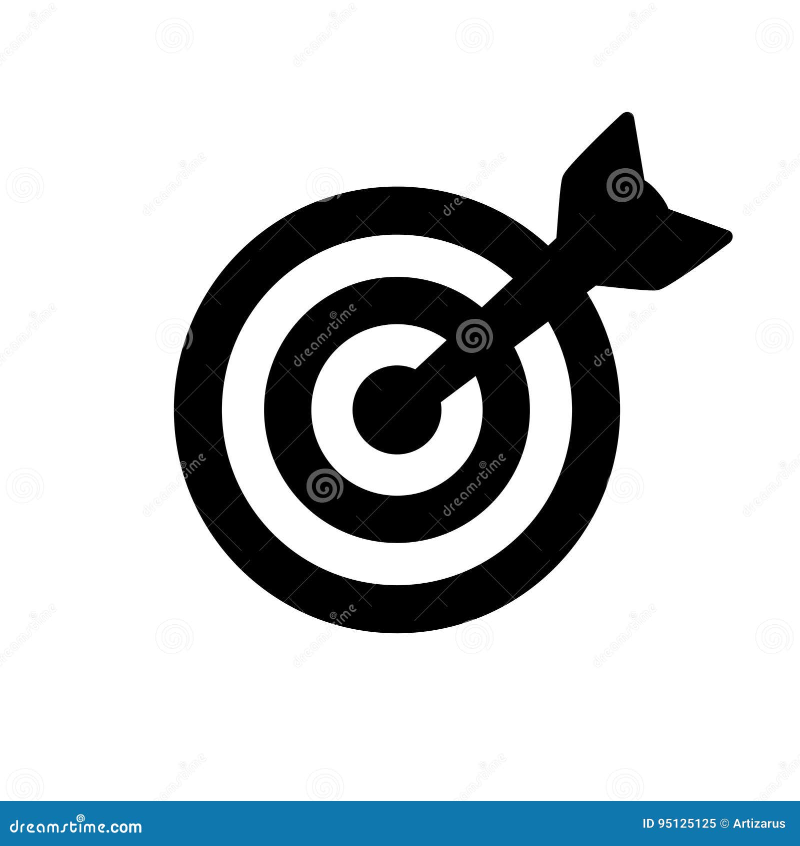 Icona dell'obiettivo illustrazione vettoriale. Illustrazione di ...