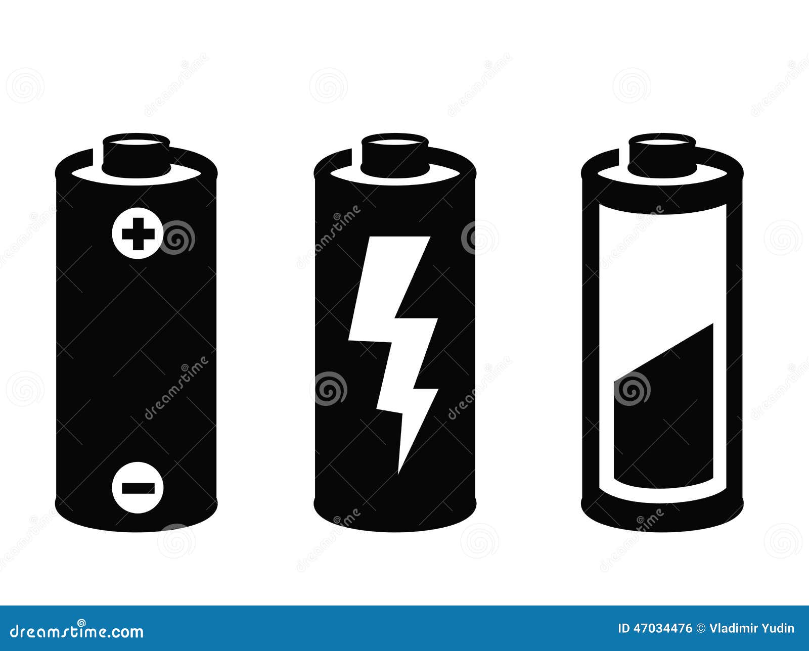 Icona della batteria illustrazione vettoriale. Illustrazione di ...