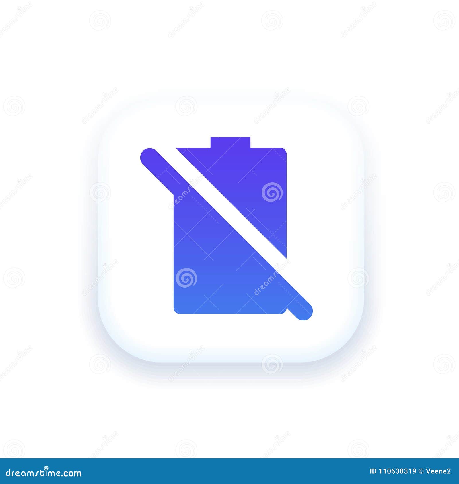 Icona della batteria morta illustrazione di stock. Illustrazione di ...