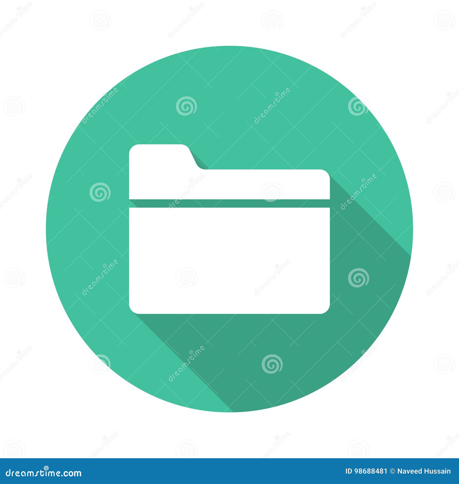 Icona della cartella illustrazione vettoriale. Illustrazione di icone ...