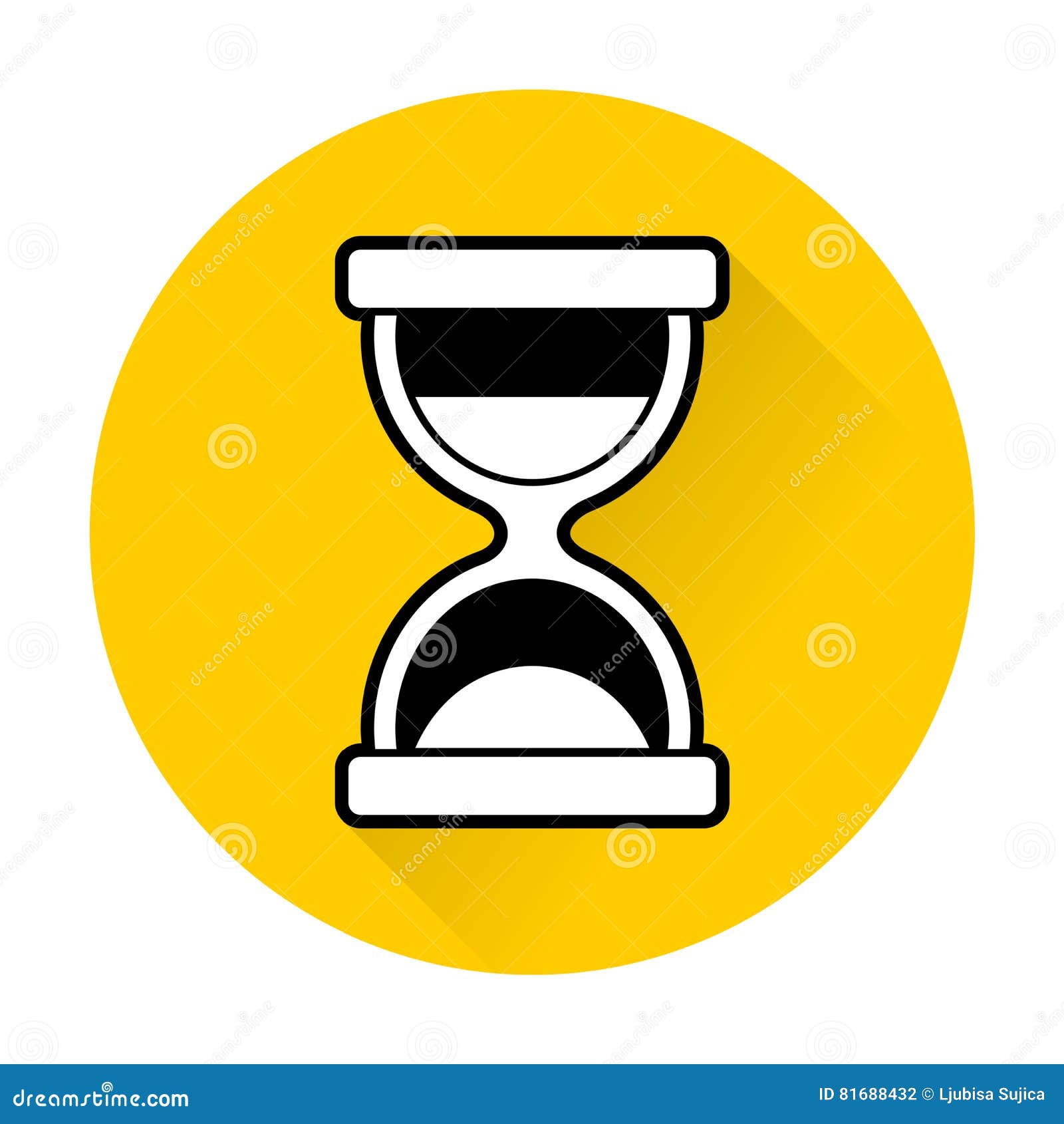 Icona Della Clessidra Di Vettore Illustrazione Vettoriale ...