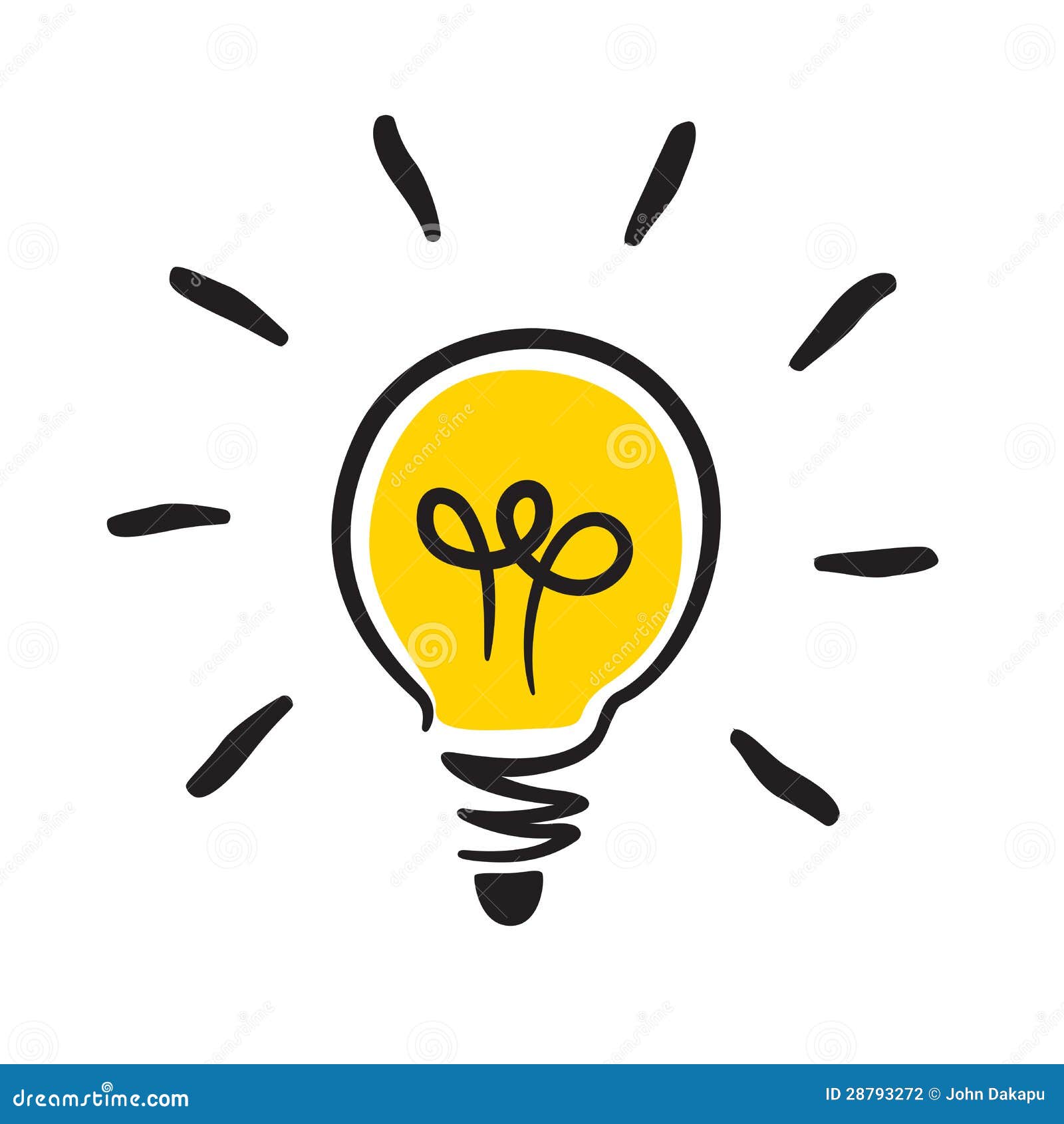 Icona della lampadina illustrazione di stock. Illustrazione di ...