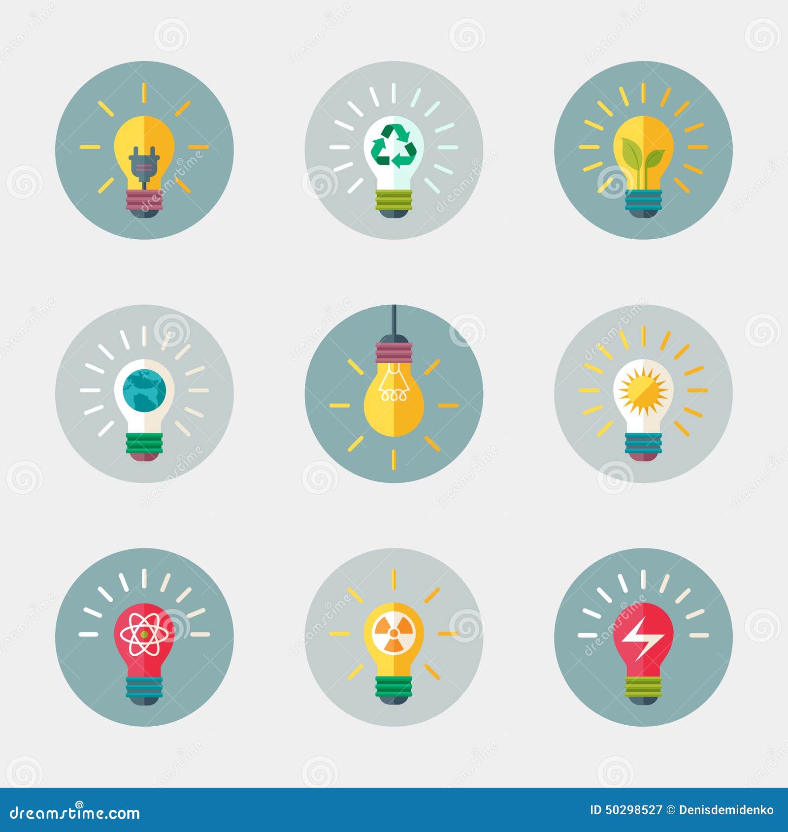 Icona della lampadina illustrazione vettoriale. Illustrazione di ...
