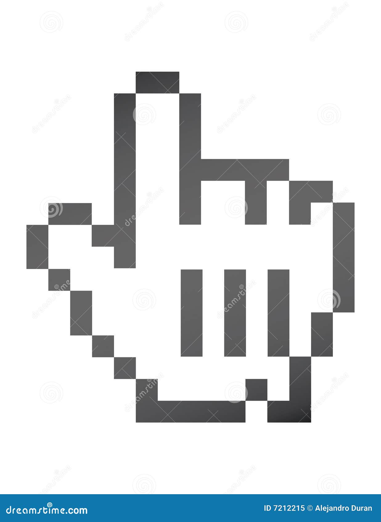 Icona della mano del mouse illustrazione vettoriale. Illustrazione di ...