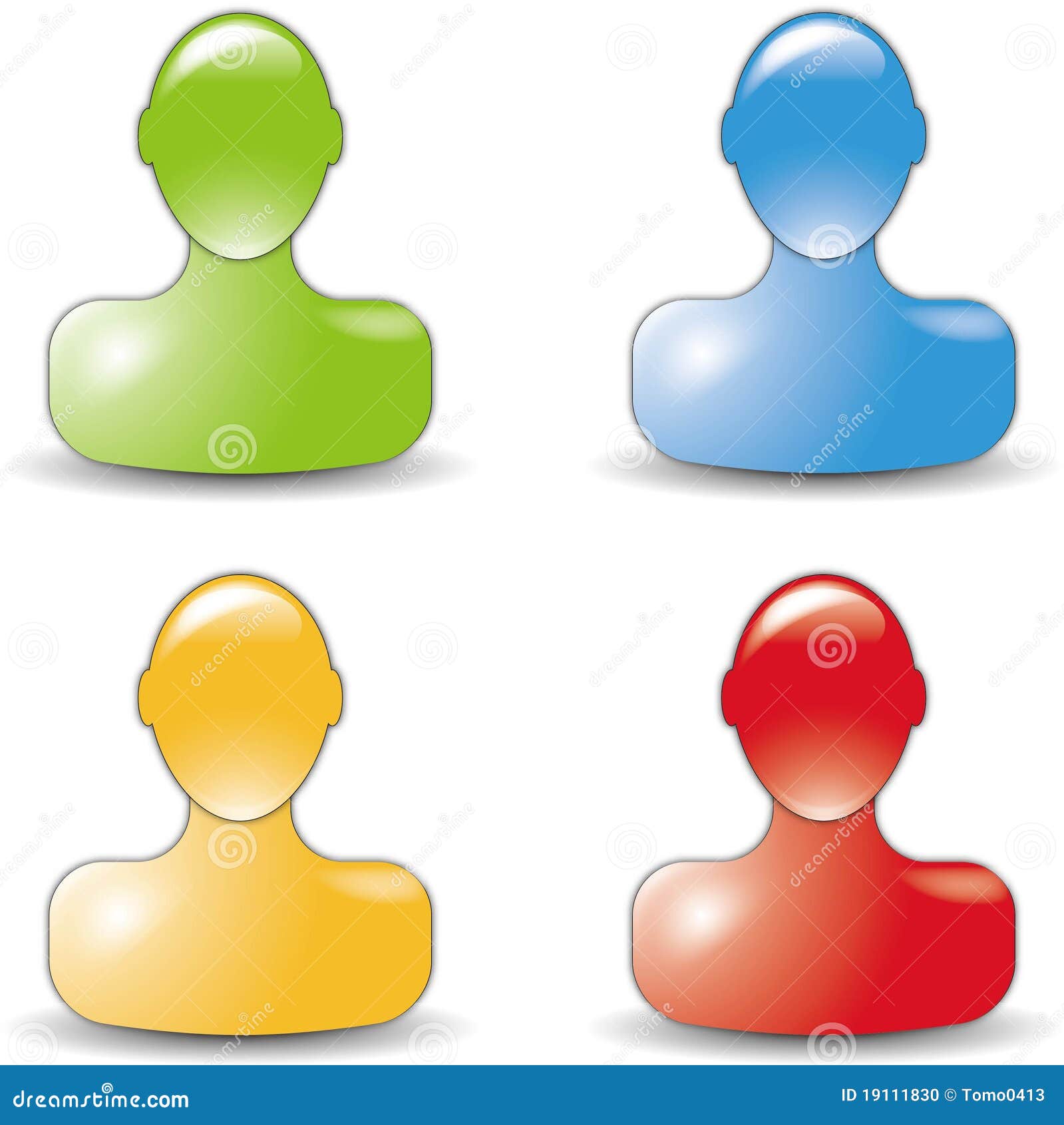 ICONA della persona illustrazione vettoriale. Illustrazione di verde ...