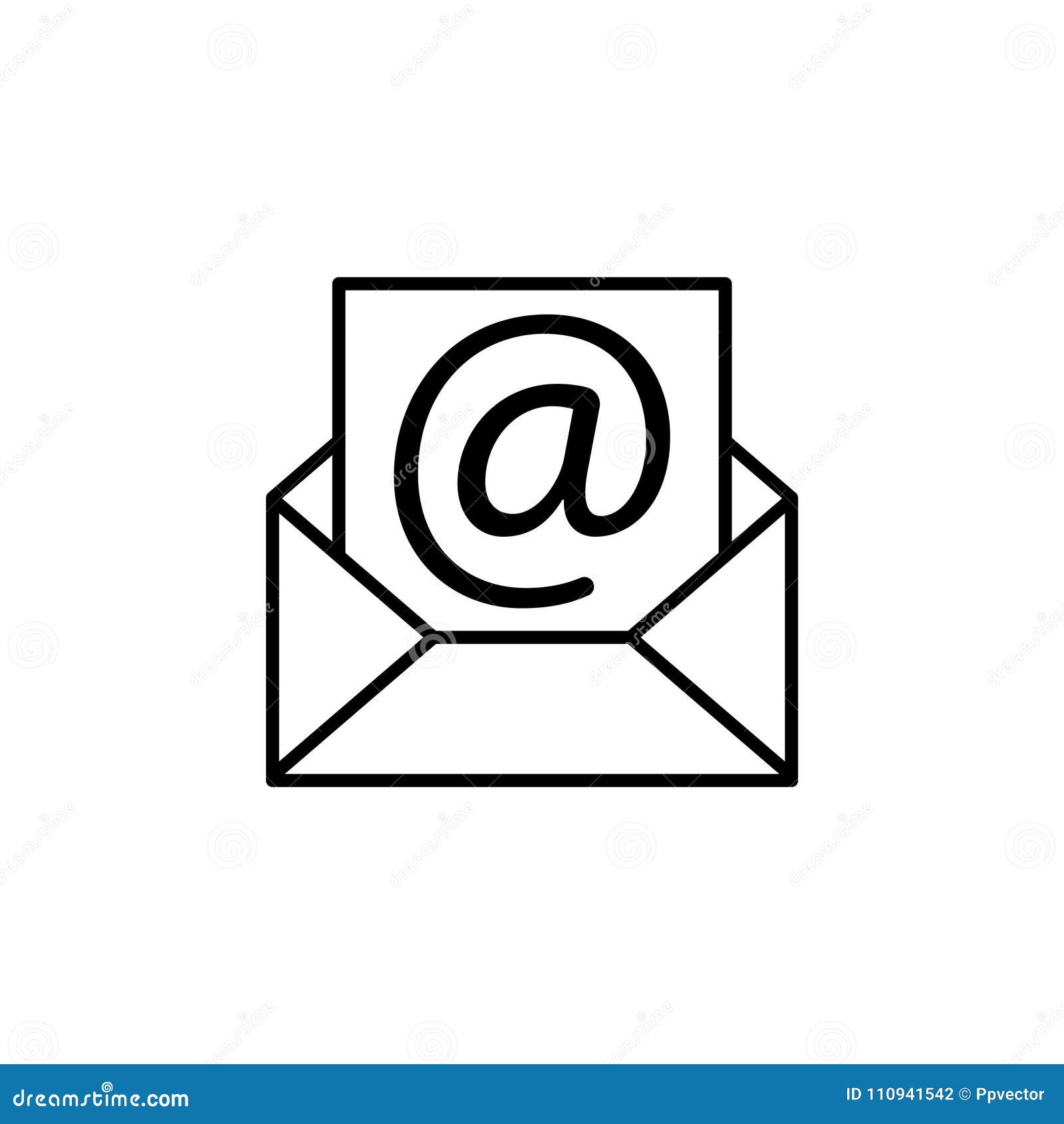 Icona Della Posta Della Busta Messaggio Di Posta Elettronica ...