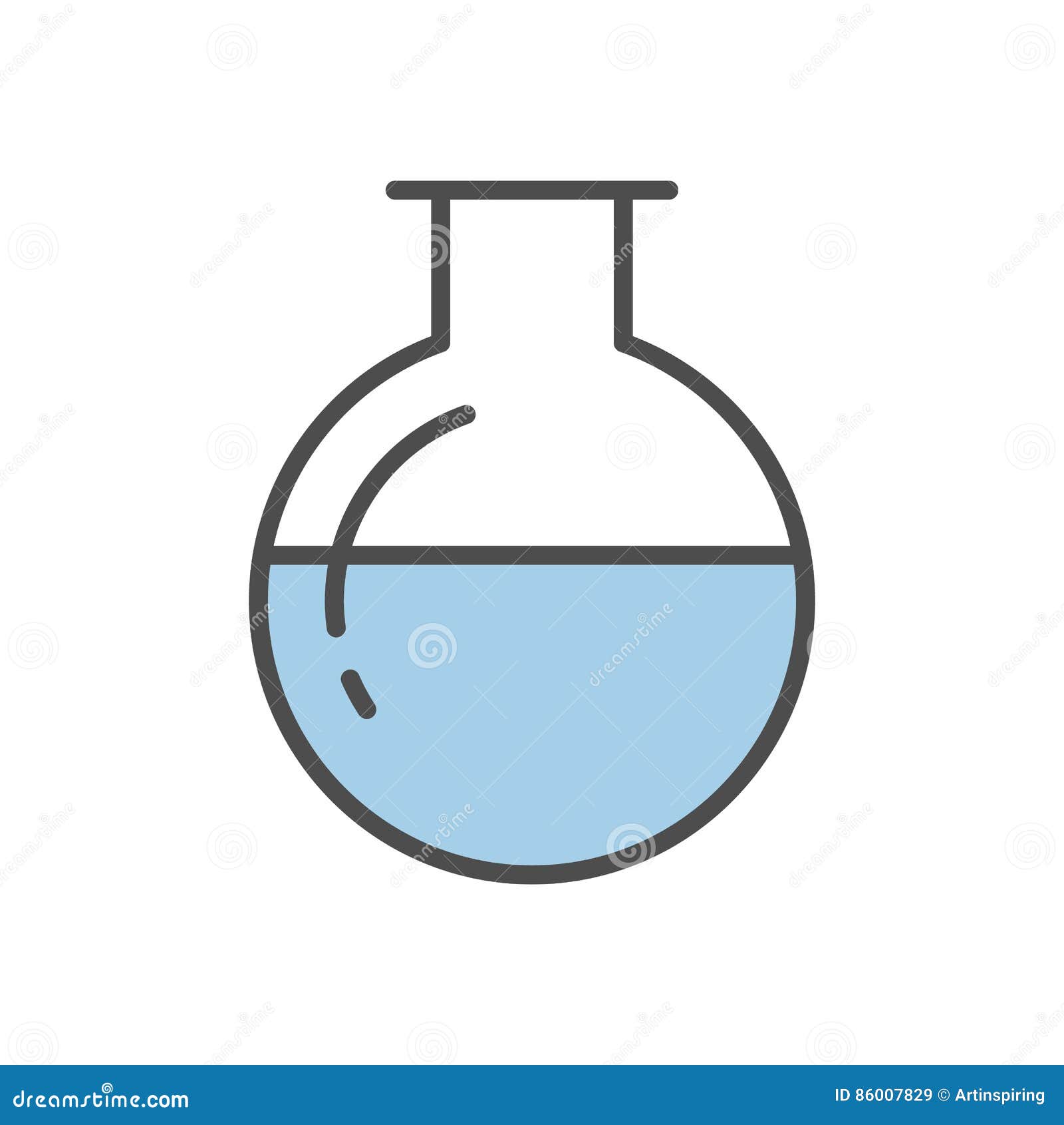 Icona della provetta illustrazione vettoriale. Illustrazione di ...