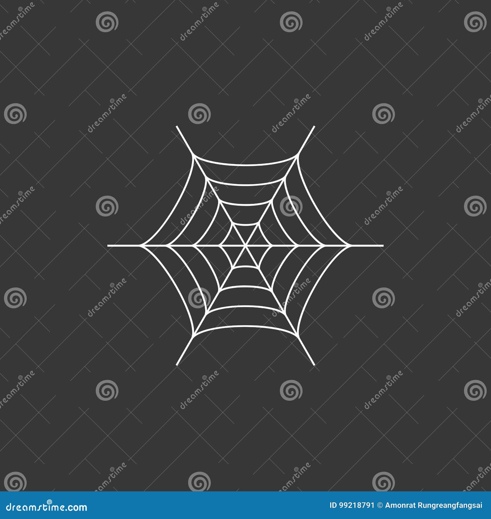 Icona della ragnatela illustrazione vettoriale. Illustrazione di ...
