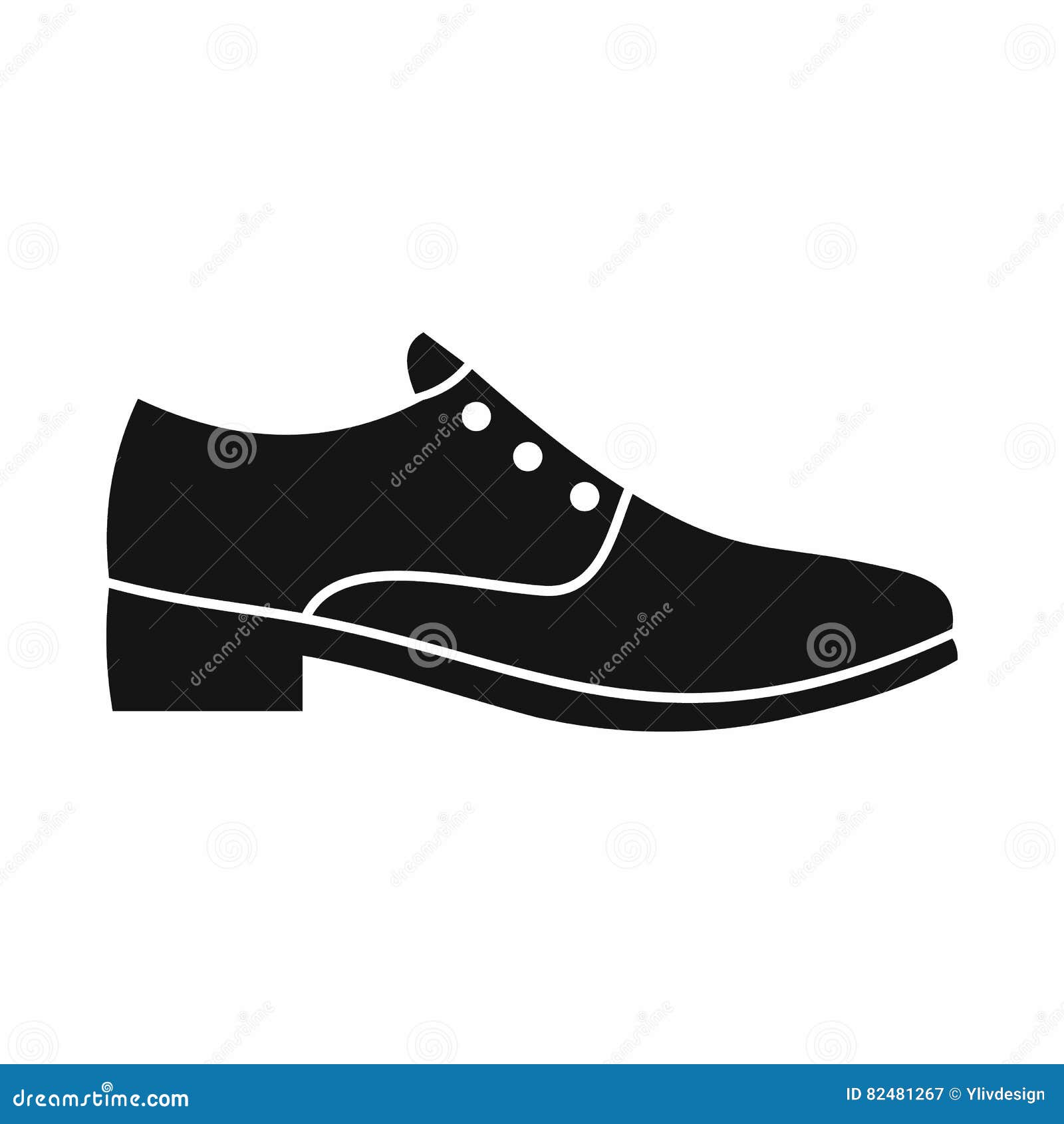 Icona Della Scarpa Degli Uomini, Stile Semplice Illustrazione ...