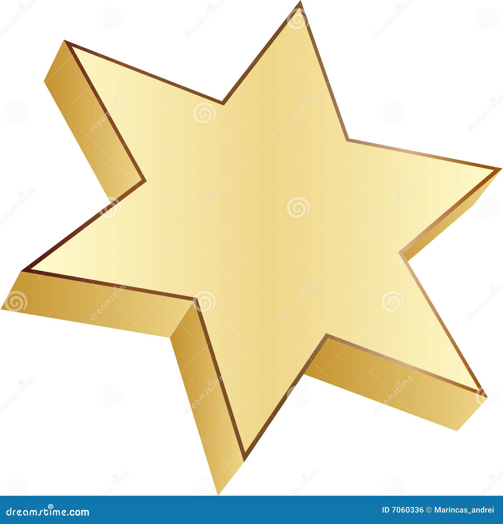 Icona della stella 3d illustrazione vettoriale. Illustrazione di ...