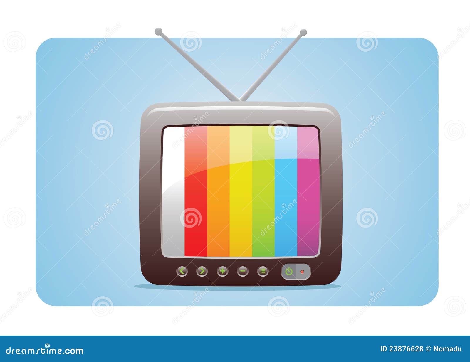 Icona della TV illustrazione vettoriale. Illustrazione di riflessione ...