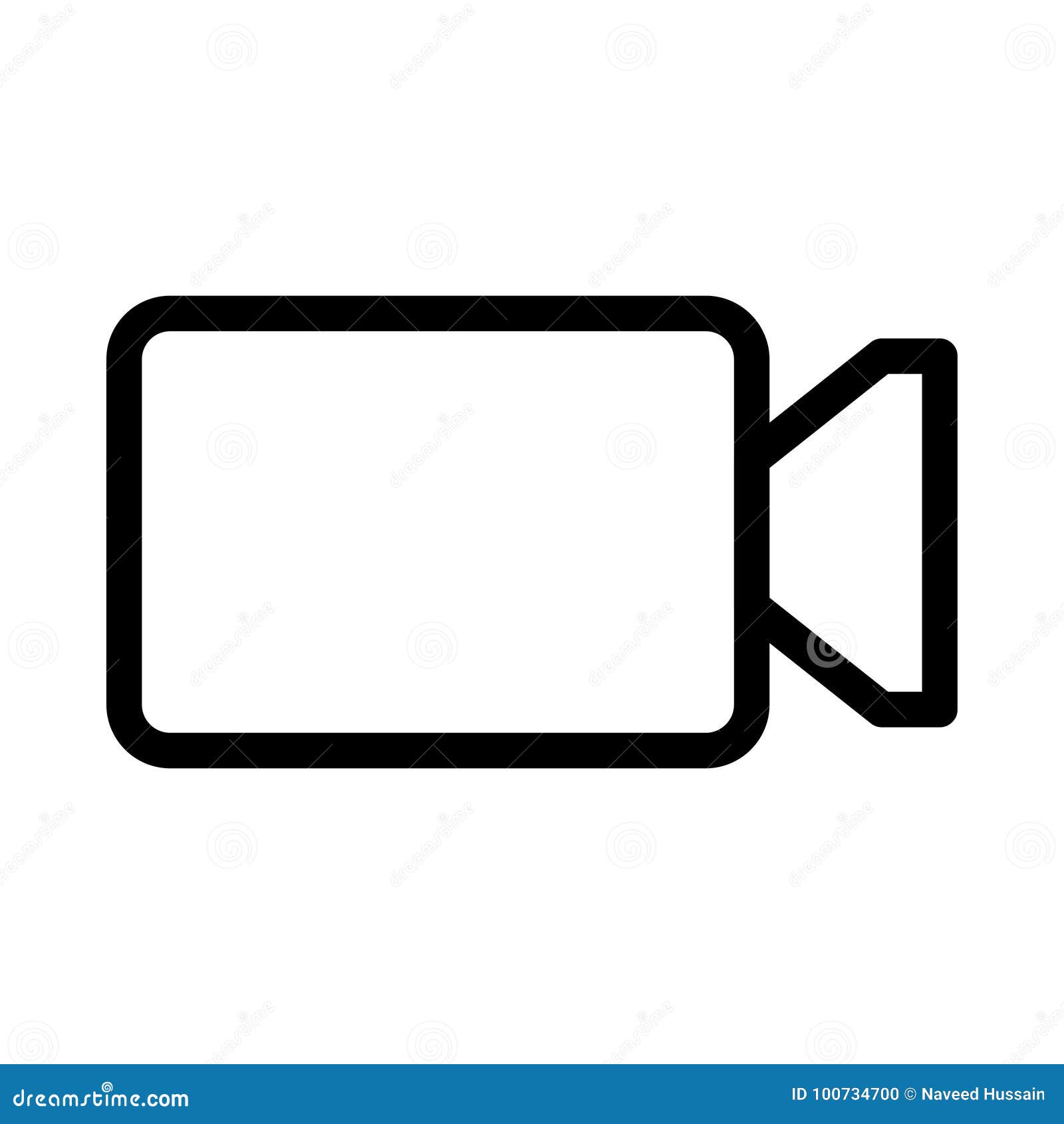 Icona della videocamera illustrazione di stock. Illustrazione di ...