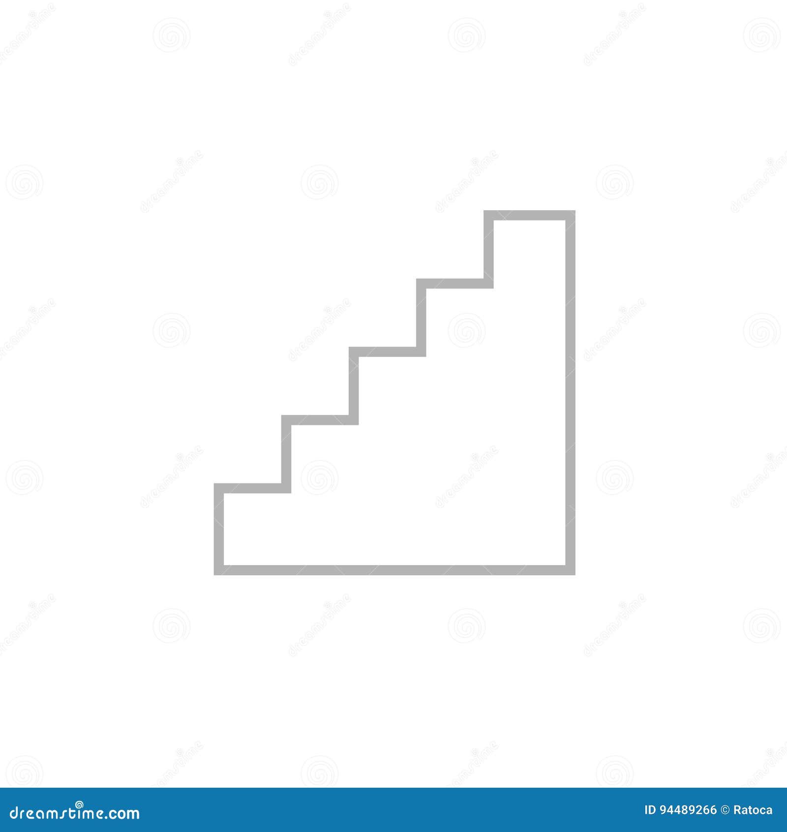 Icona delle scale illustrazione vettoriale. Illustrazione di commercio ...
