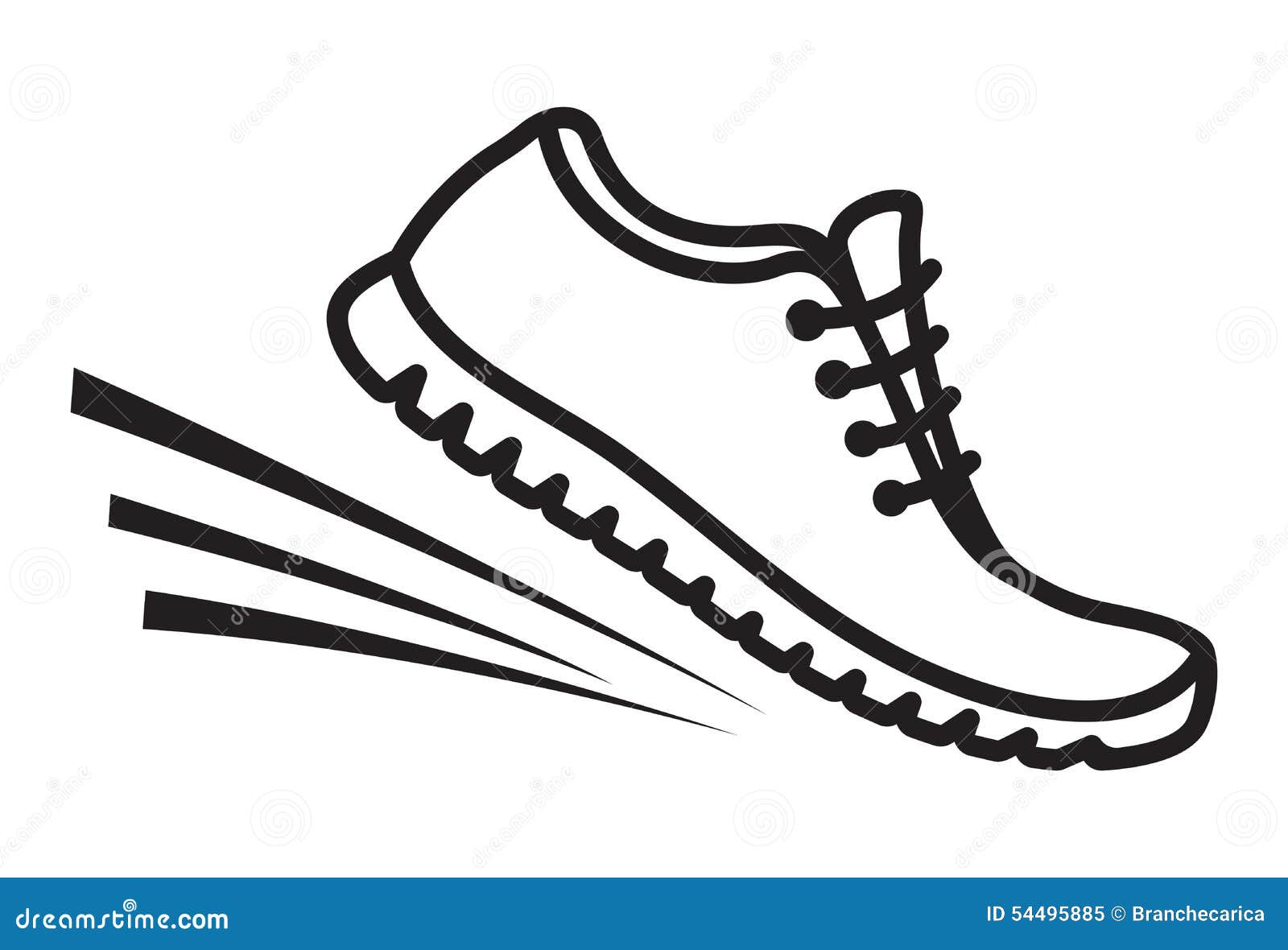 Icona Delle Scarpe Da Corsa Illustrazione di Stock - Illustrazione di ...