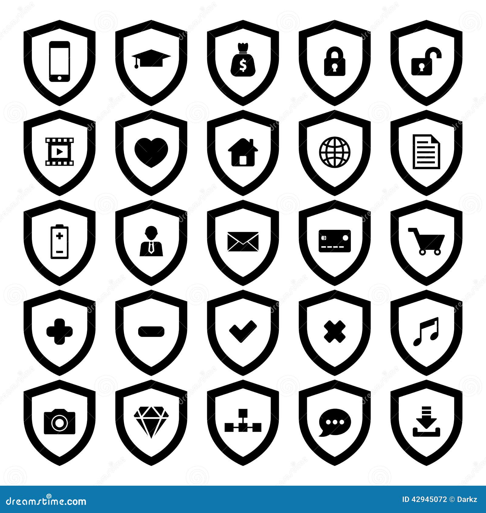 Icona dello schermo illustrazione di stock. Illustrazione di difesa ...