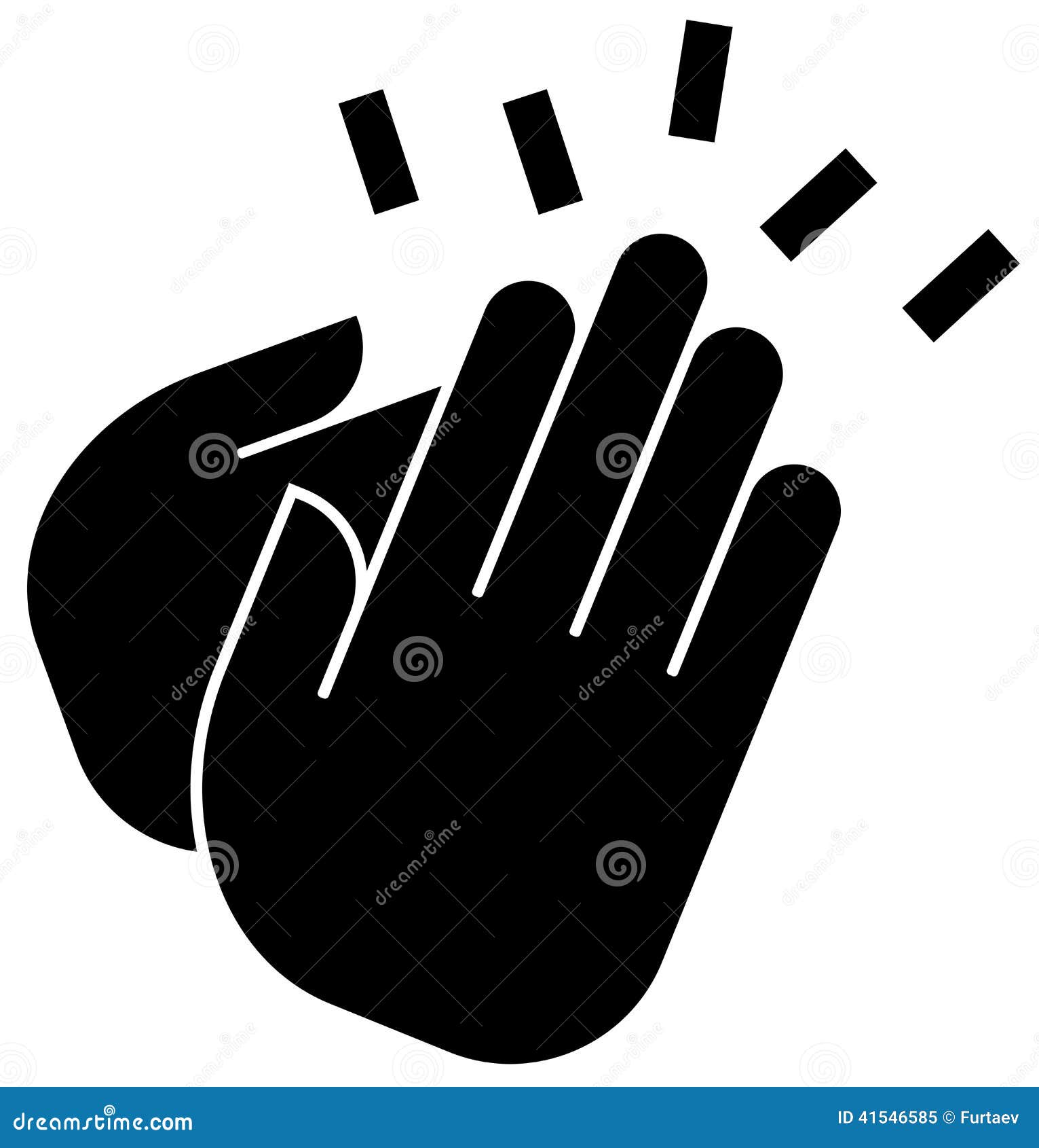 Icona di applauso illustrazione vettoriale. Illustrazione di ...