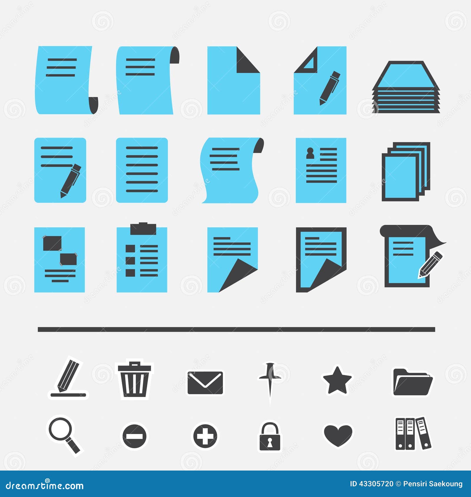 Icona di carta illustrazione vettoriale. Illustrazione di isolato ...