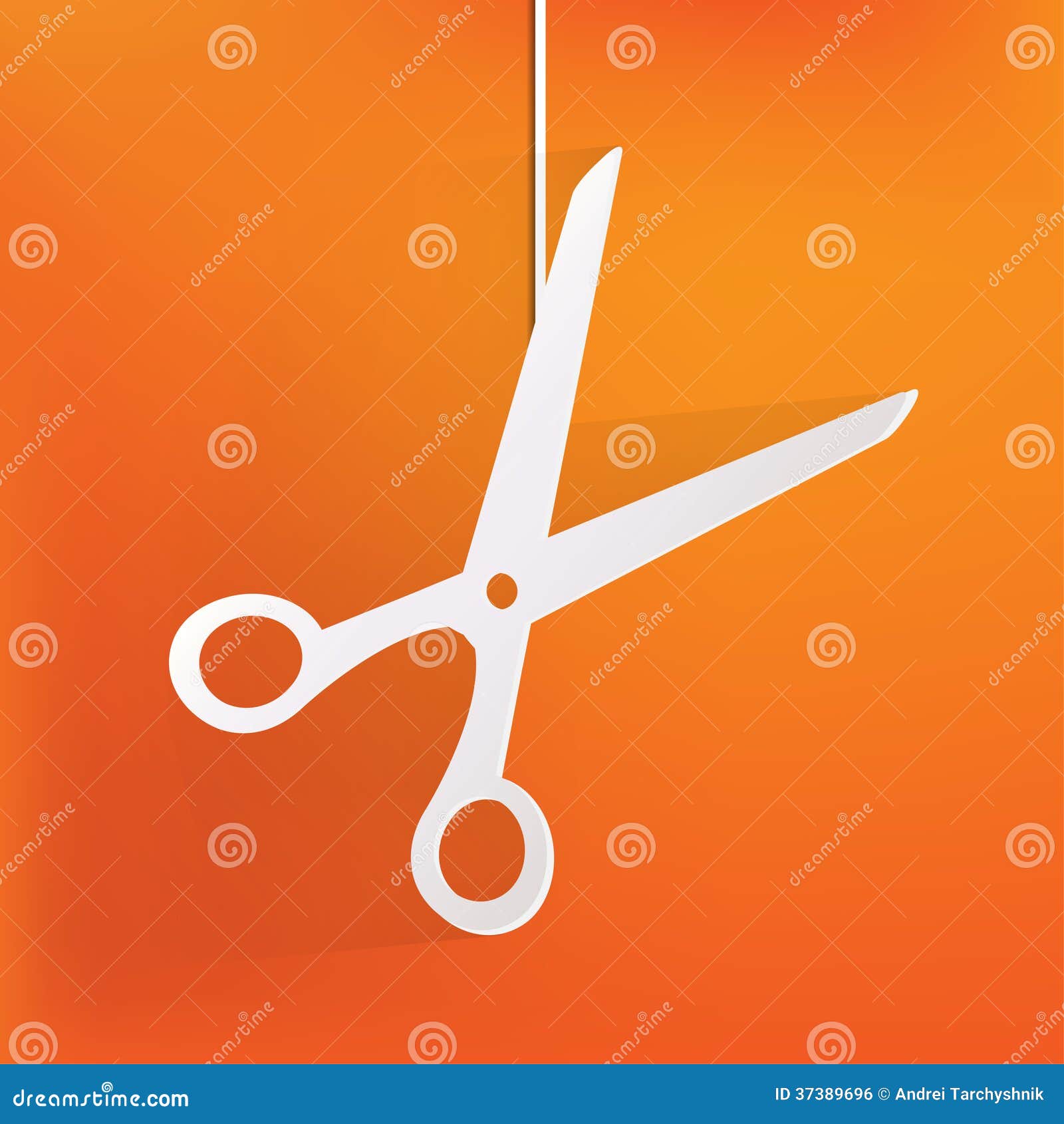 Icona di forbici illustrazione vettoriale. Illustrazione di segno ...