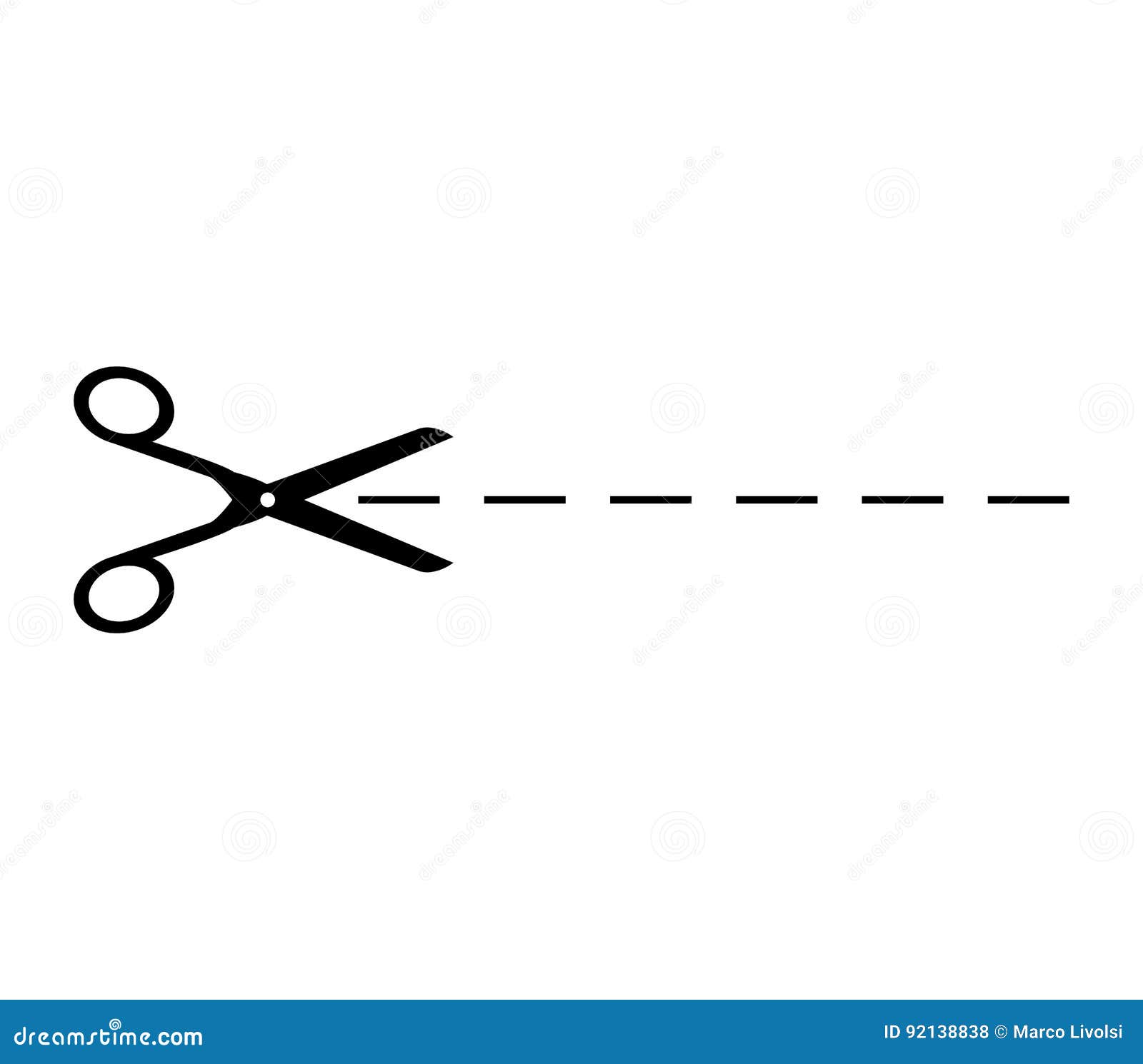 Icona Di Forbici Che Taglia Illustrazione di Stock - Illustrazione di ...