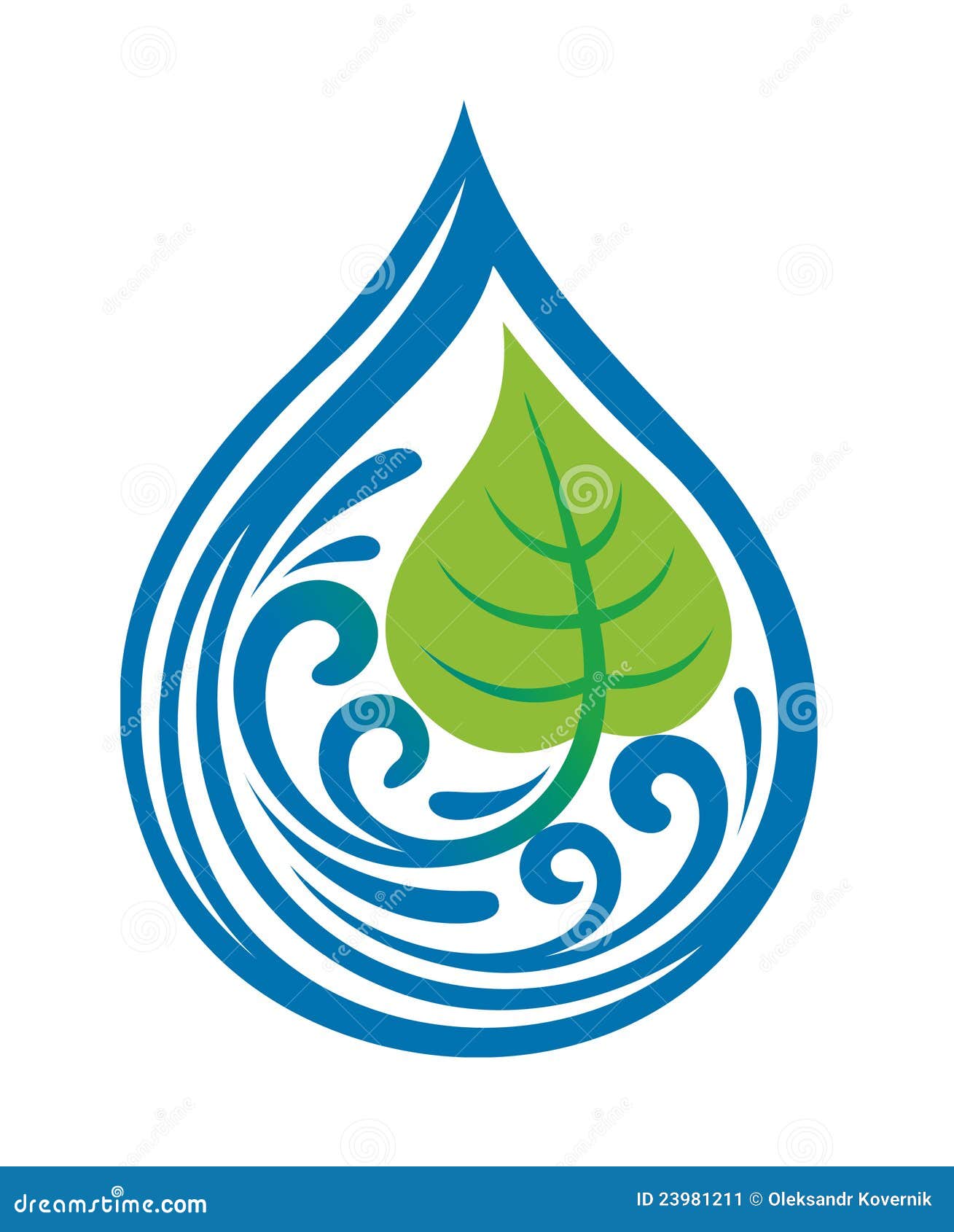 Icona di goccia dell'acqua illustrazione vettoriale. Illustrazione di ...