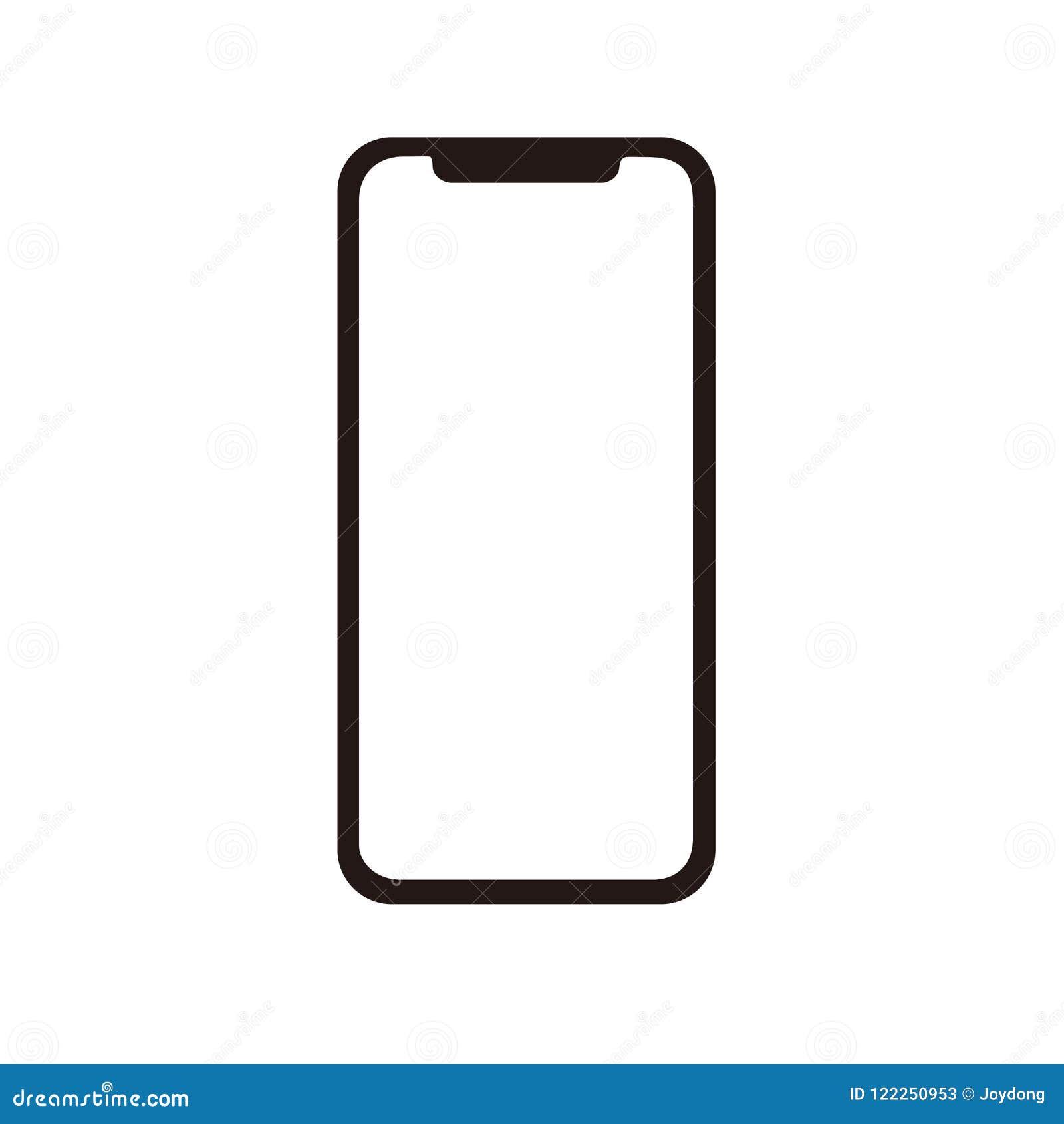 Icona Di Iphone X Per Il Vettore Illustrazione Vettoriale ...