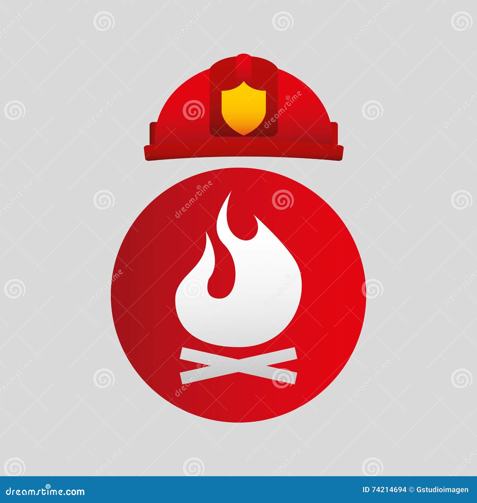 Icona Di Lavoro Del Pompiere Illustrazione di Stock - Illustrazione di ...