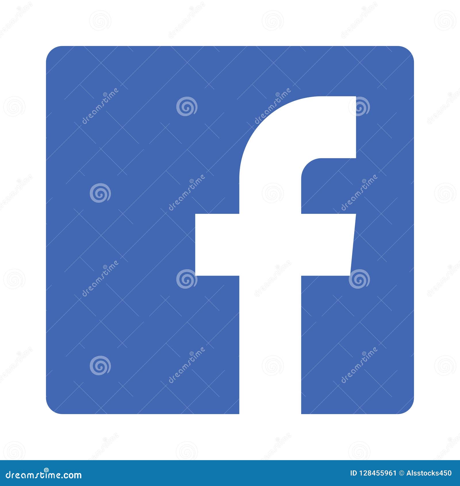 Icona di logo di Facebook fotografia editoriale. Illustrazione di ...