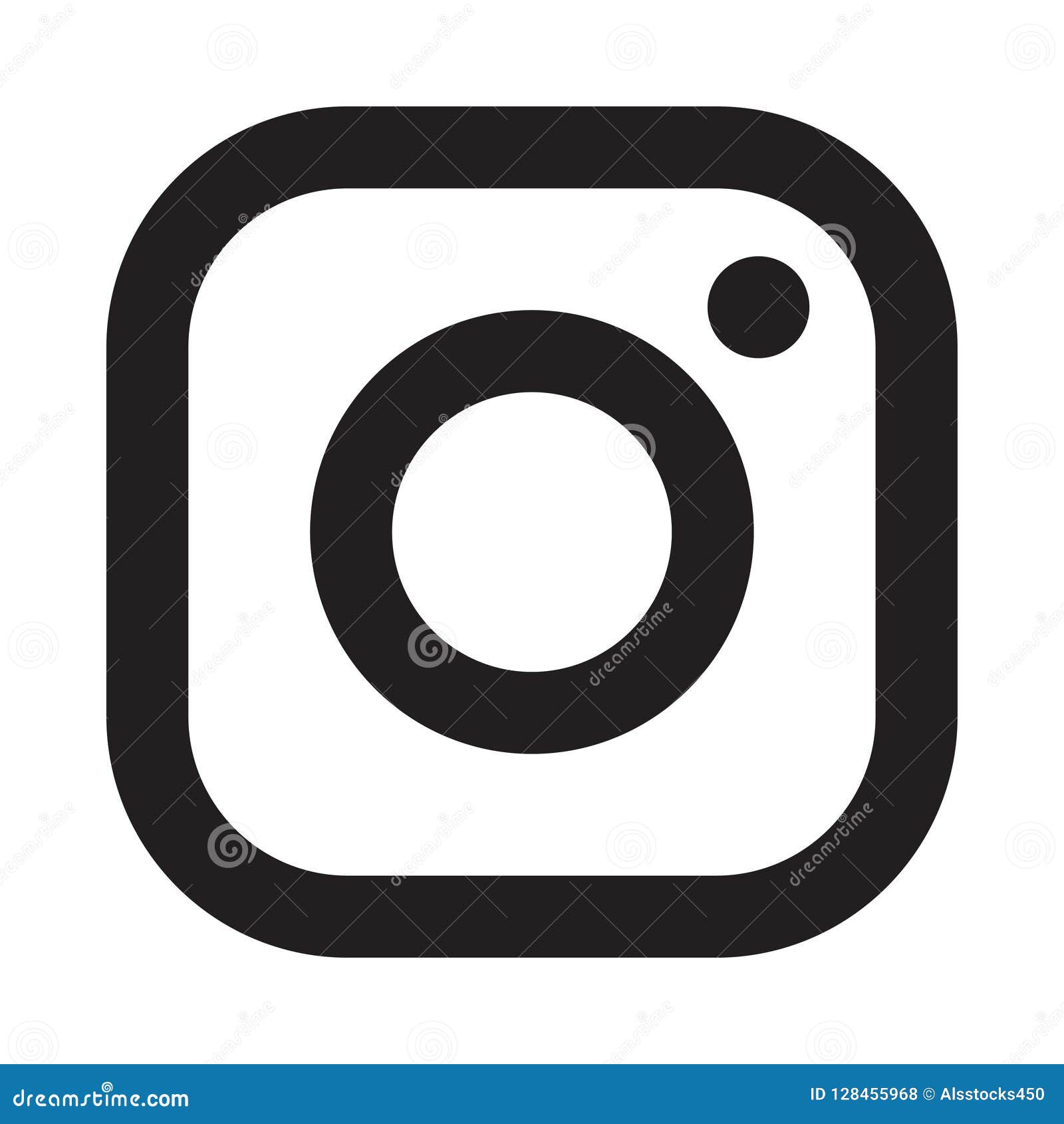 Icona di logo di Instagram fotografia stock editoriale. Illustrazione ...