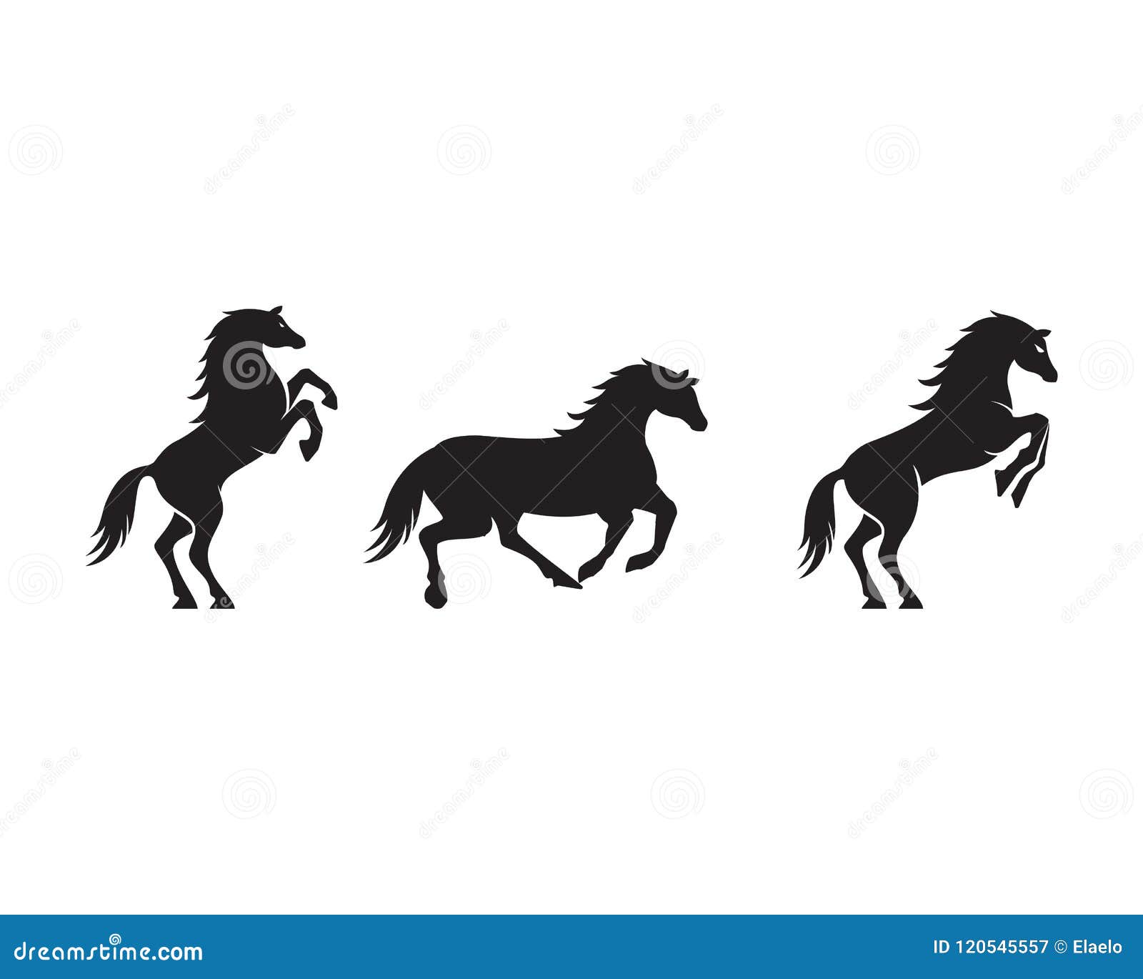 Icona Di Logo Template Vector Del Cavallo Illustrazione Vettoriale ...
