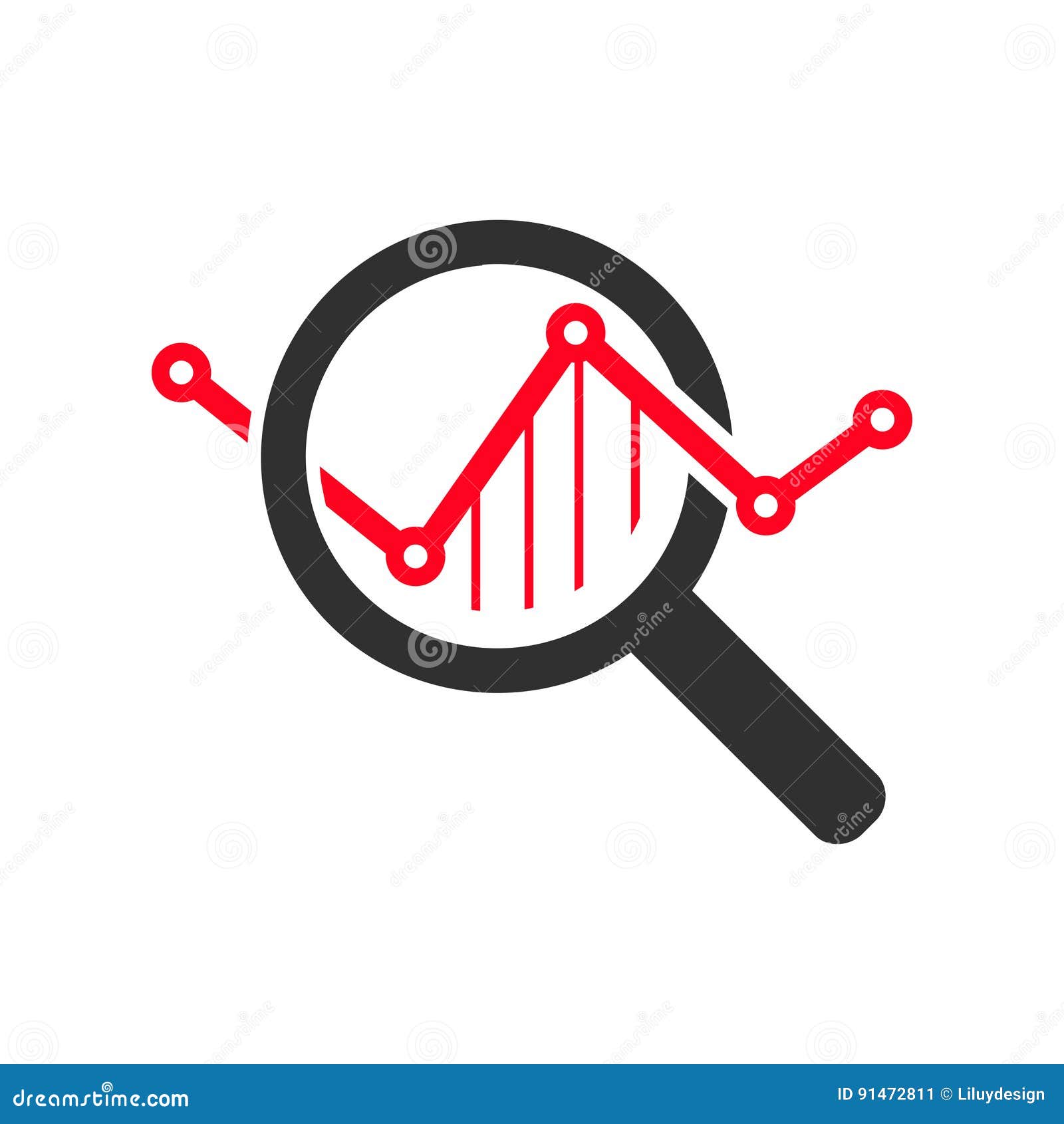 Icona Di Ricerca Di Mercato Illustrazione Vettoriale - Illustrazione di ...