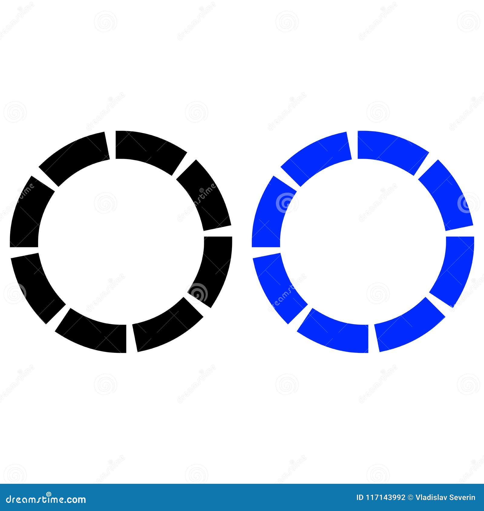 Icona Di Rotazione Del Cerchio Illustrazione di Stock - Illustrazione ...