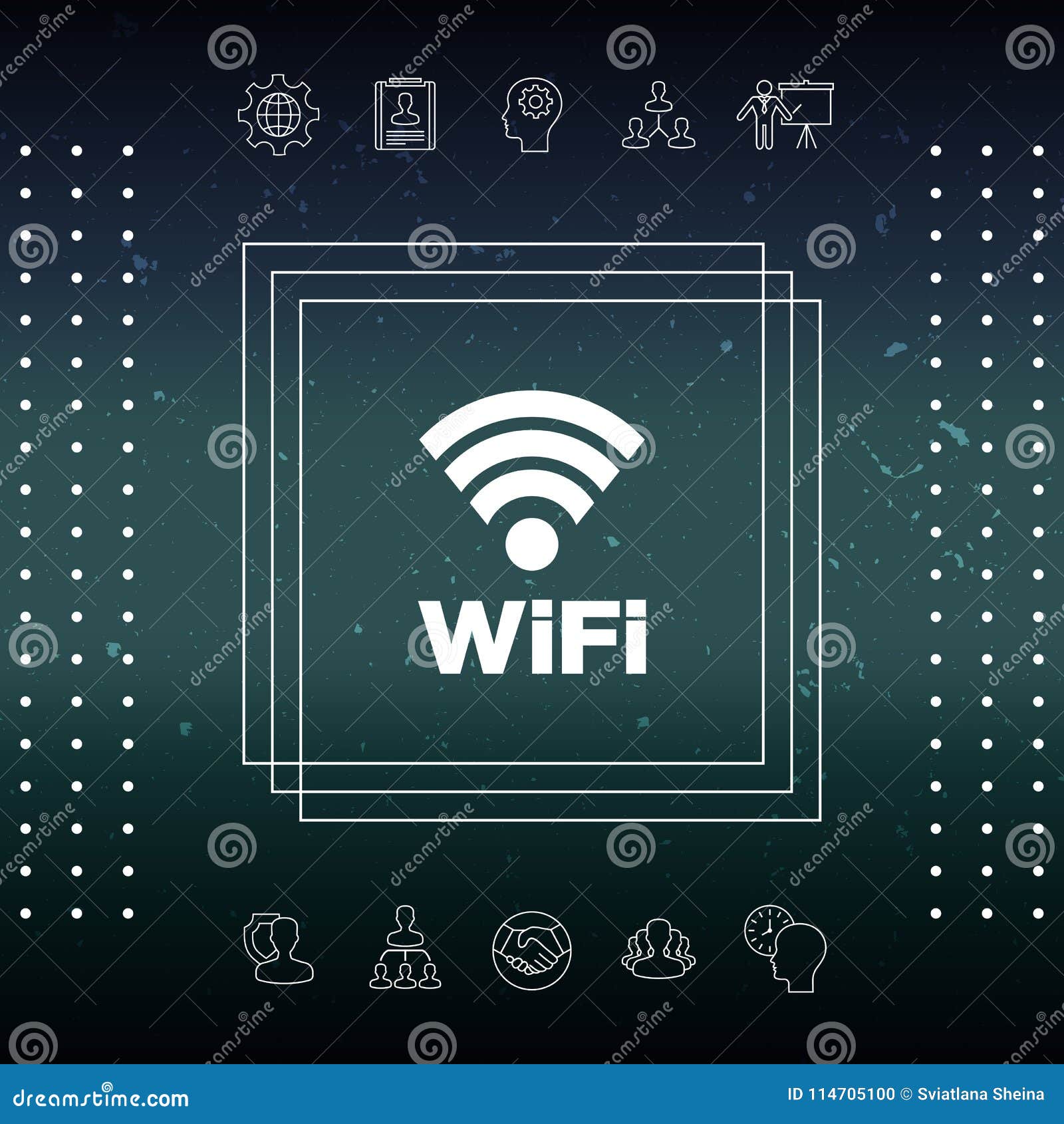 Icona Di Simbolo Del Collegamento a Internet Illustrazione Vettoriale ...