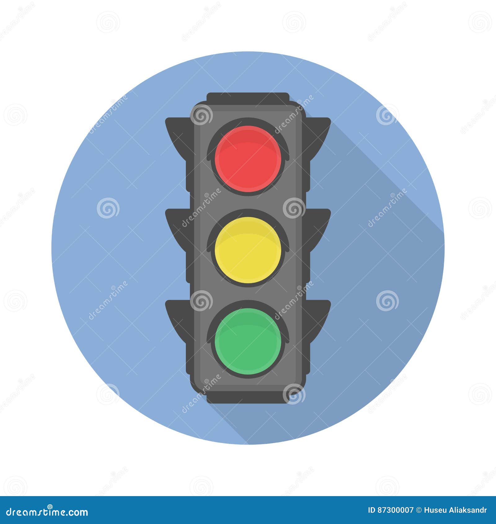 Icona Di Vettore Del Semaforo Illustrazione Vettoriale - Illustrazione ...