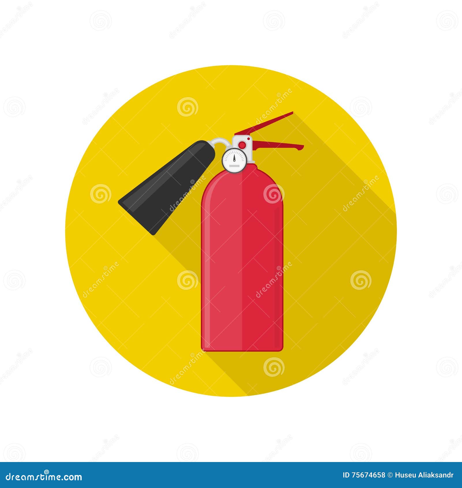 Icona Di Vettore Dell'estintore Illustrazione Vettoriale ...