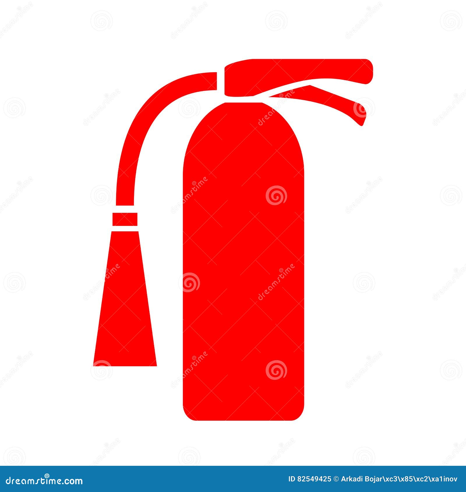 Icona Di Vettore Dell'estintore Illustrazione Vettoriale ...