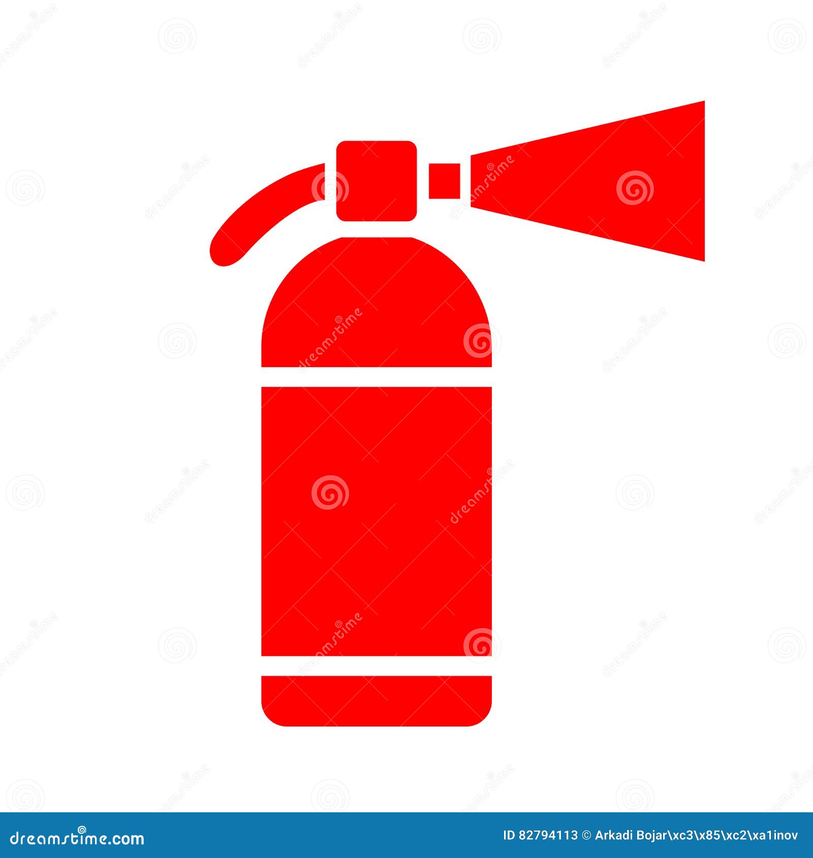 Icona Di Vettore Dell'estintore Illustrazione Vettoriale ...