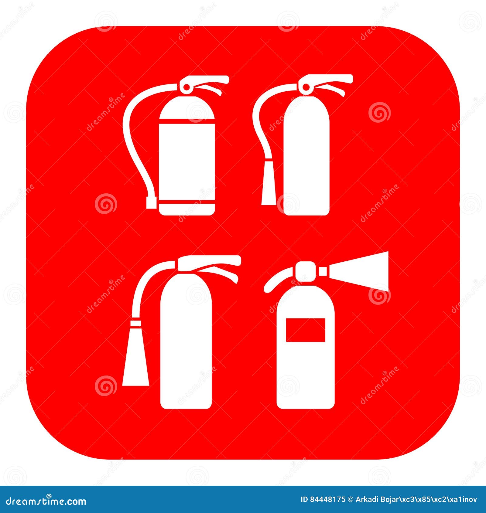 Icona Di Vettore Dell'estintore Illustrazione Vettoriale ...